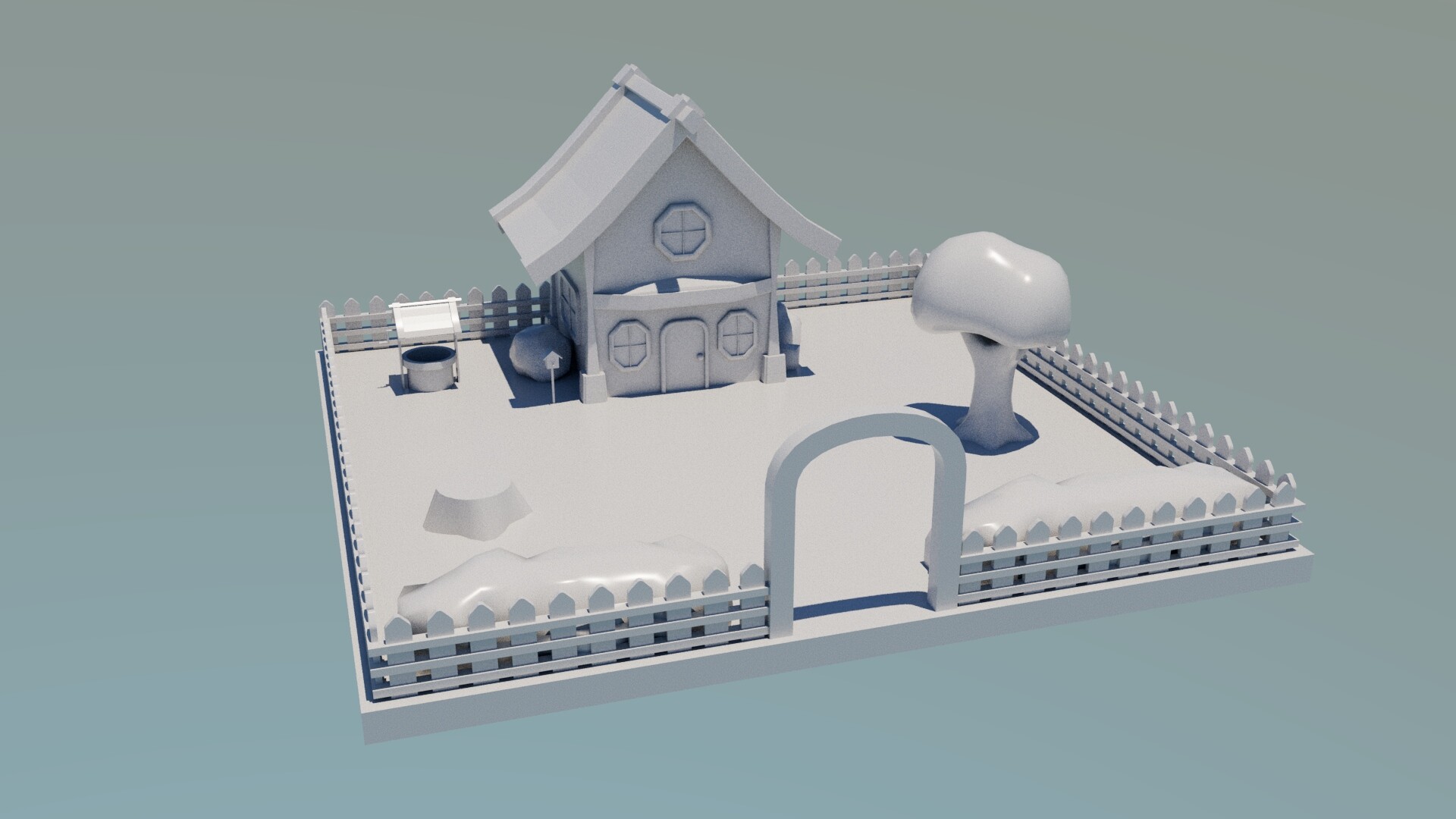 Aleah Brown - Stylized House Diorama