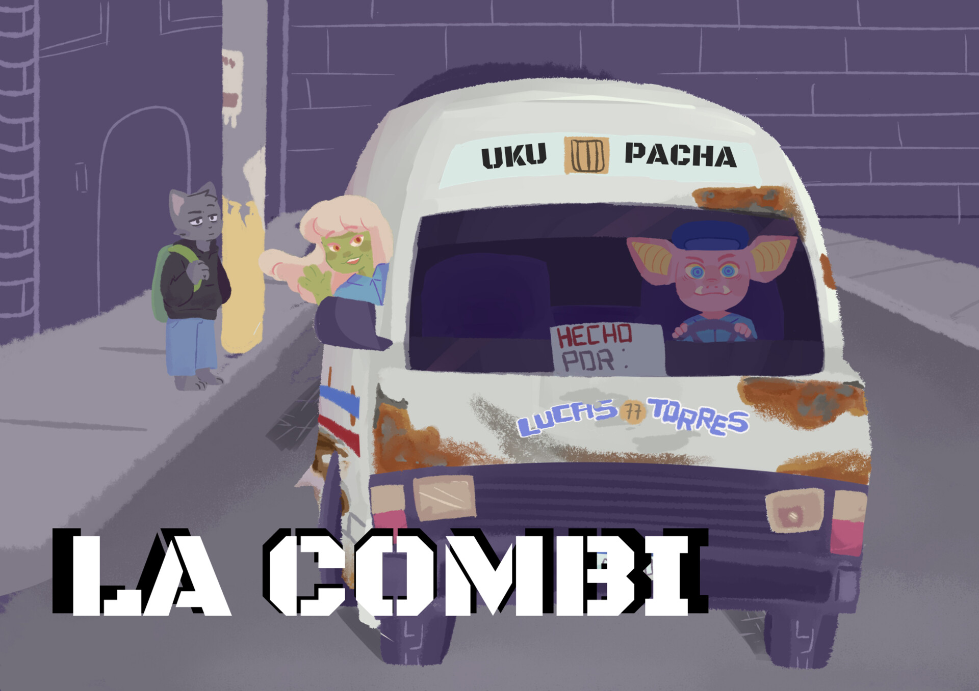 ArtStation - La Combi - Character Design + isometry