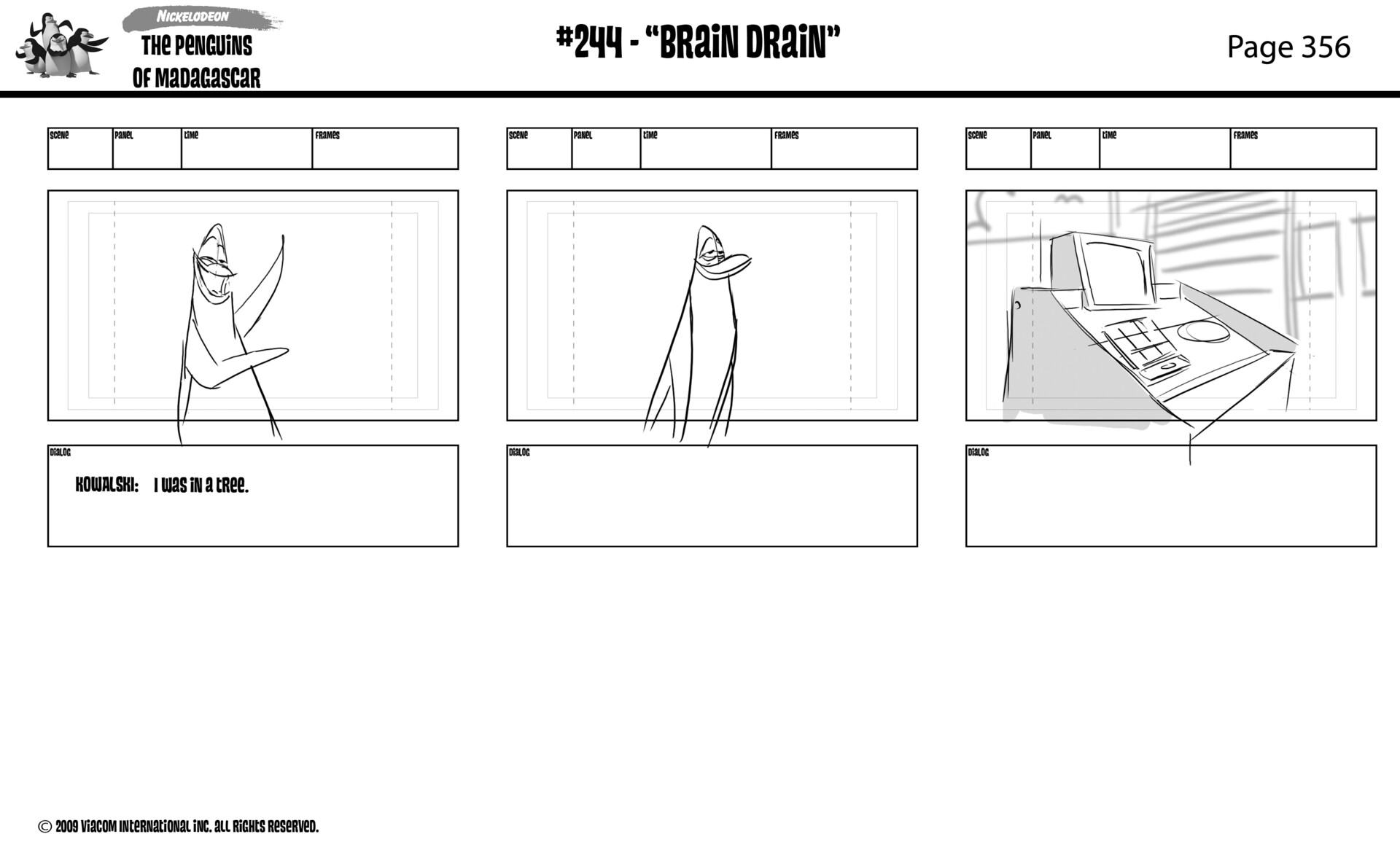 Thomas Bernardo - Storyboards - Penguins of Madagascar - Brain Drain ...