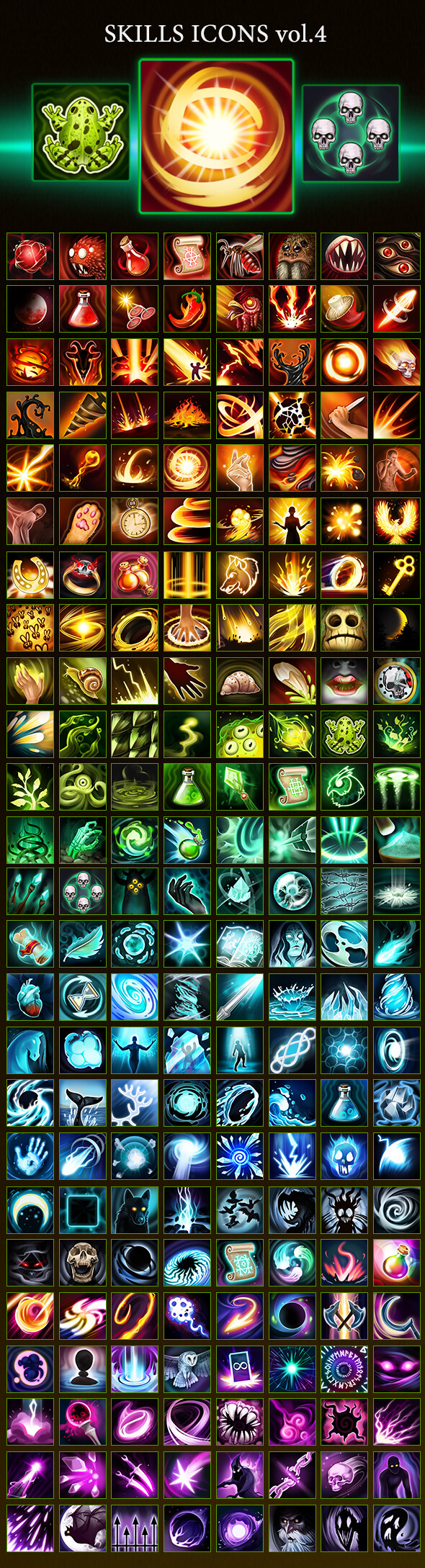 ArtStation - Skills icons vol.4