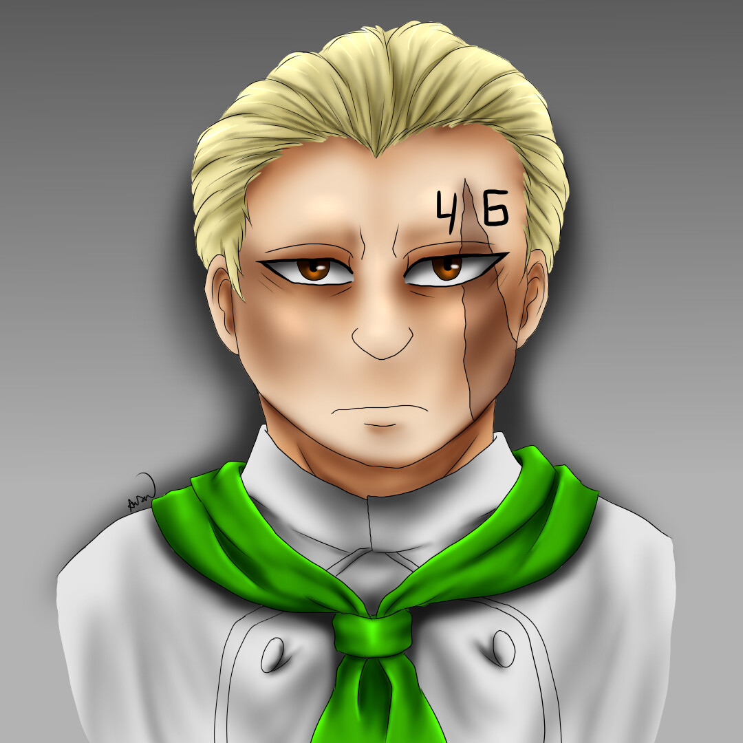 ArtStation - Redraw of Shiro from Nanbaka