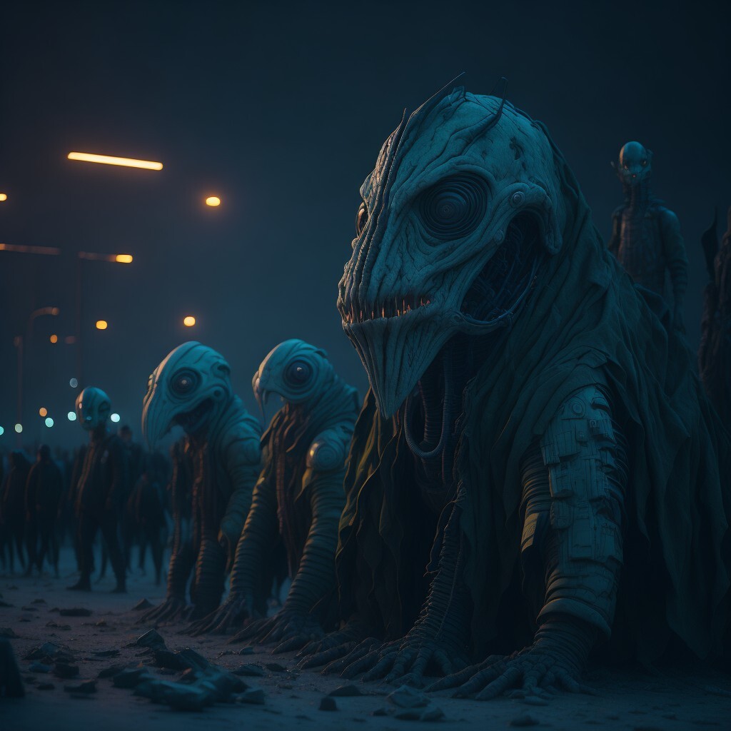 ArtStation - Aliens in Chelyabinsk