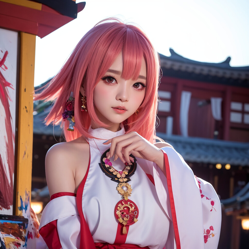 Artstation Yae Miko