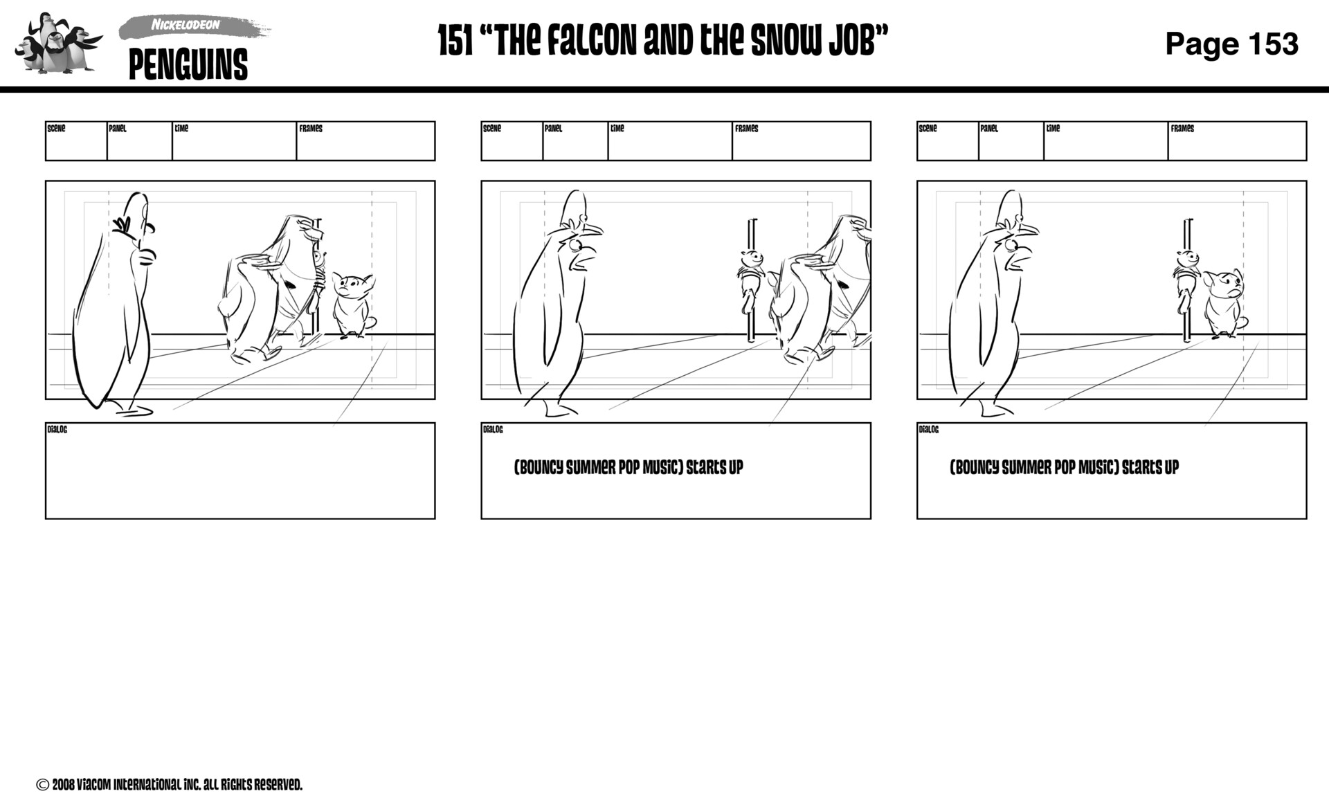 Thomas Bernardo - Storyboards - Penguins of Madagascar - The Falcon and ...