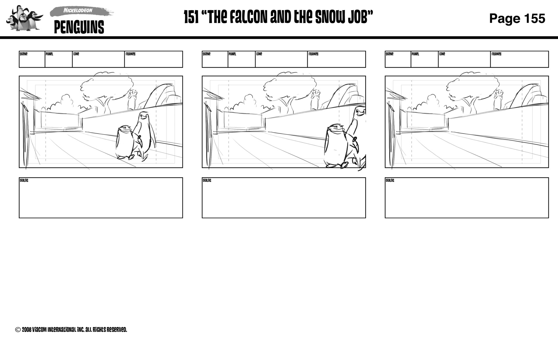Thomas Bernardo - Storyboards - Penguins of Madagascar - The Falcon and ...