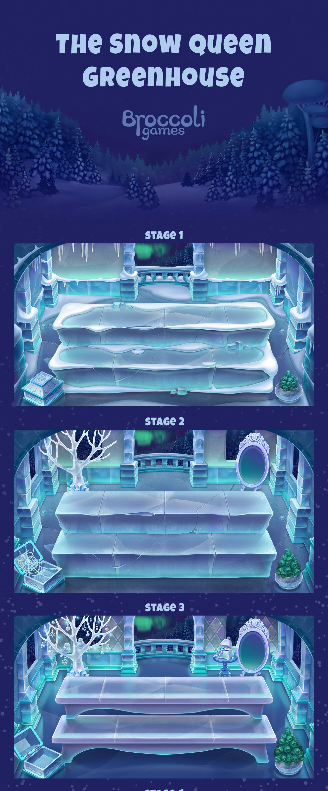 ArtStation - Snow Queen's castle