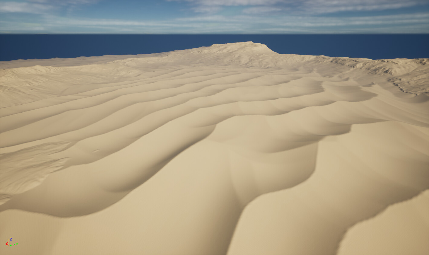 Laboom - Desert mountains with dunes (GAEA study)
