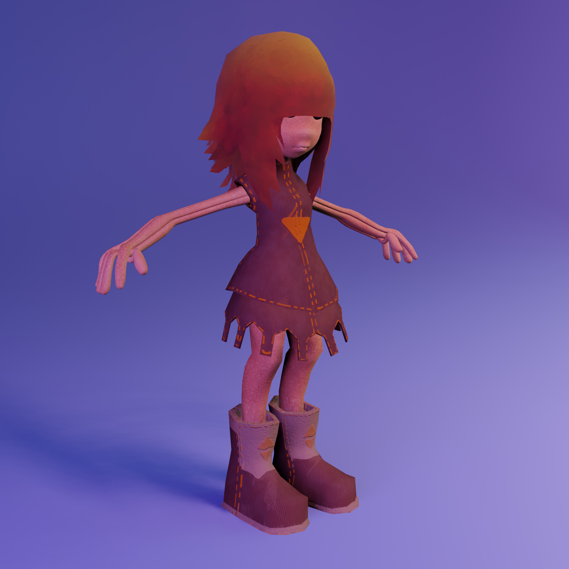 ArtStation - Chibi Alien 3D model