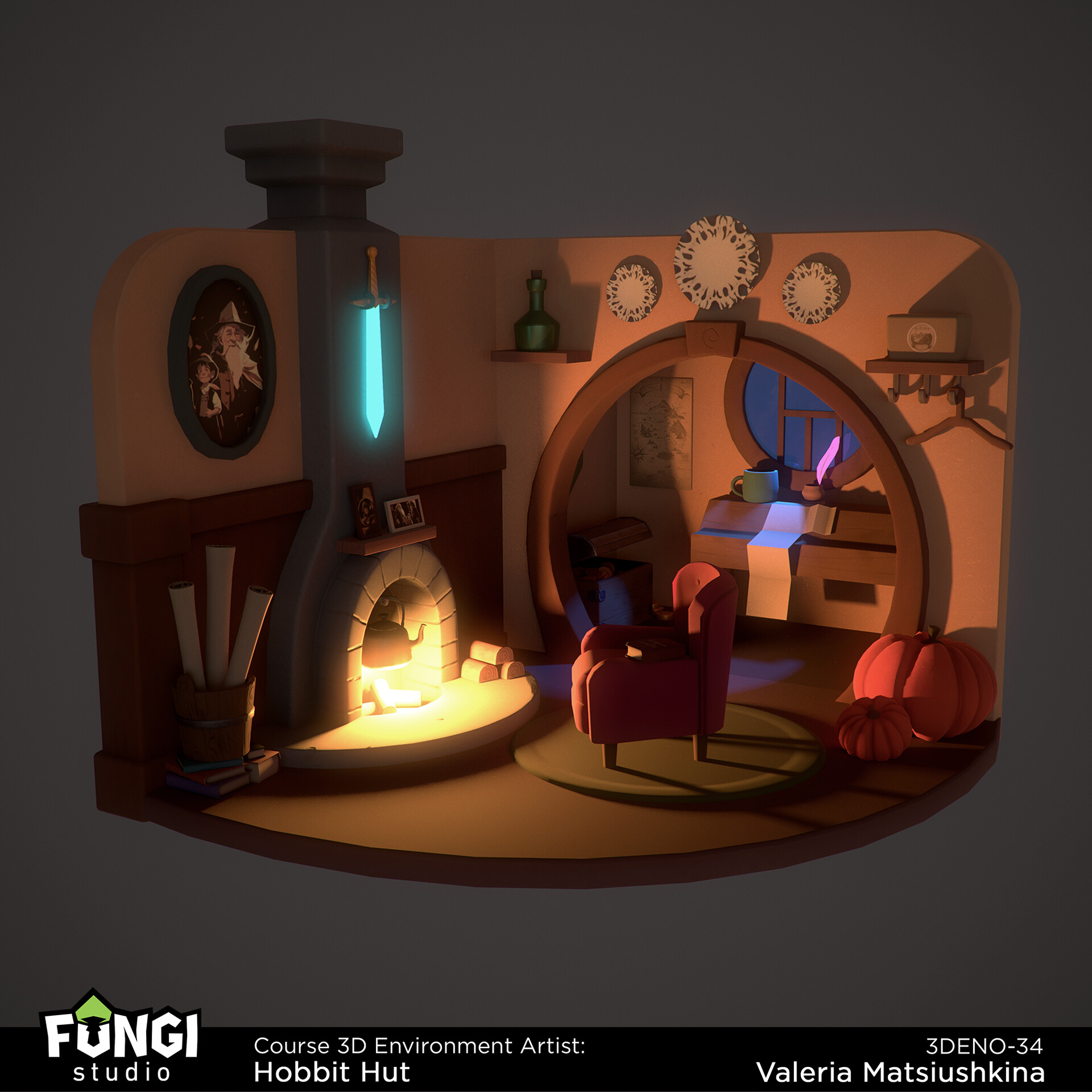 ArtStation - Hobbit Hut