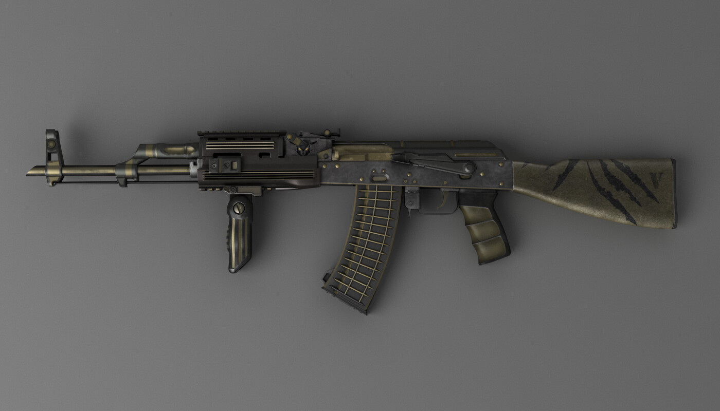 ArtStation - AK-47 Tactical fanart