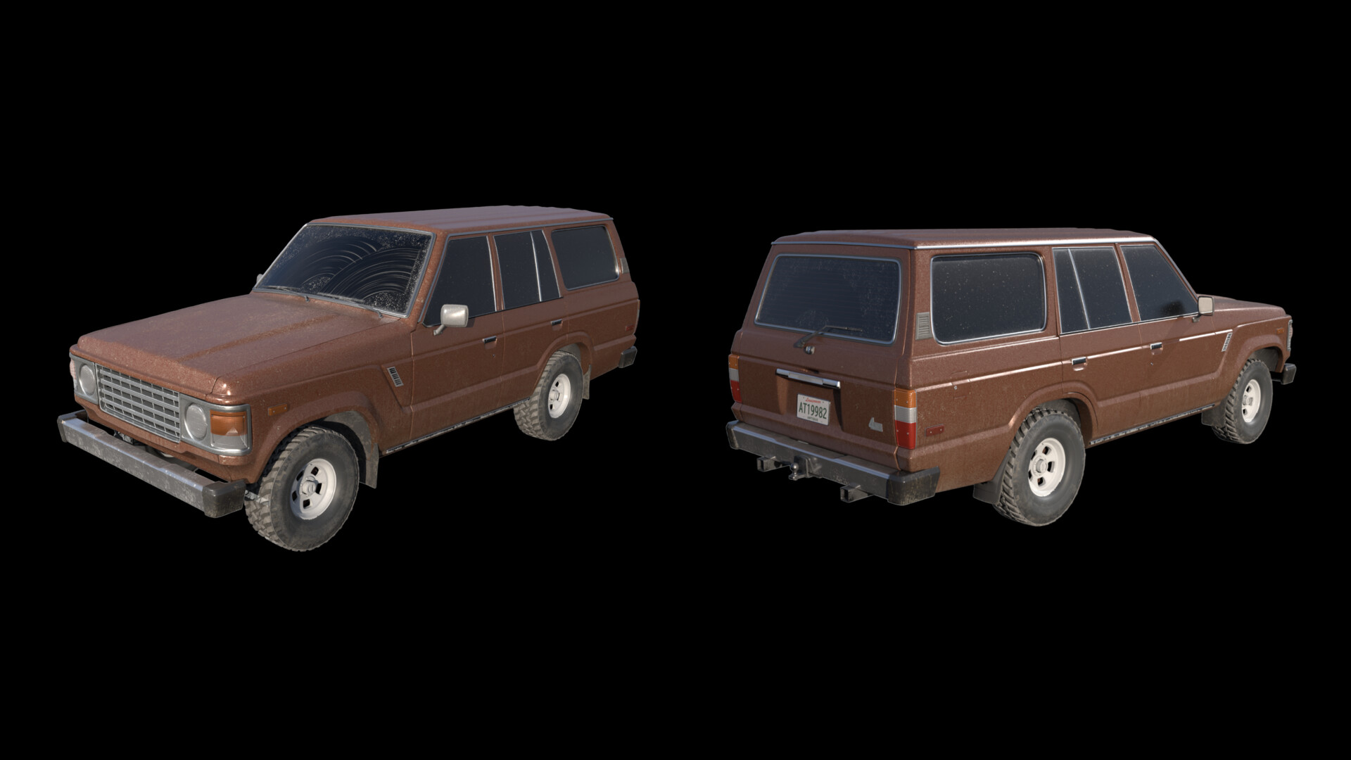 Kento Ayame - Car Modeling 1 - 1982 TOYOTA Land Cruiser