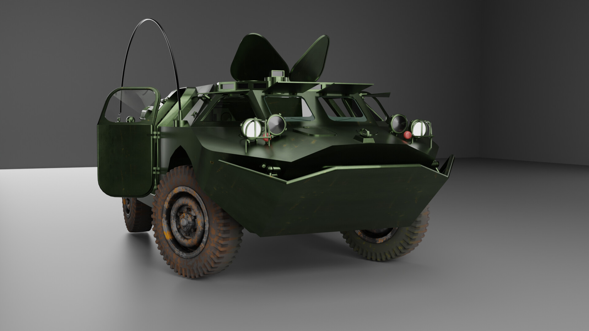 ArtStation - Playeruknown's Battlegrounds: BRDM 2