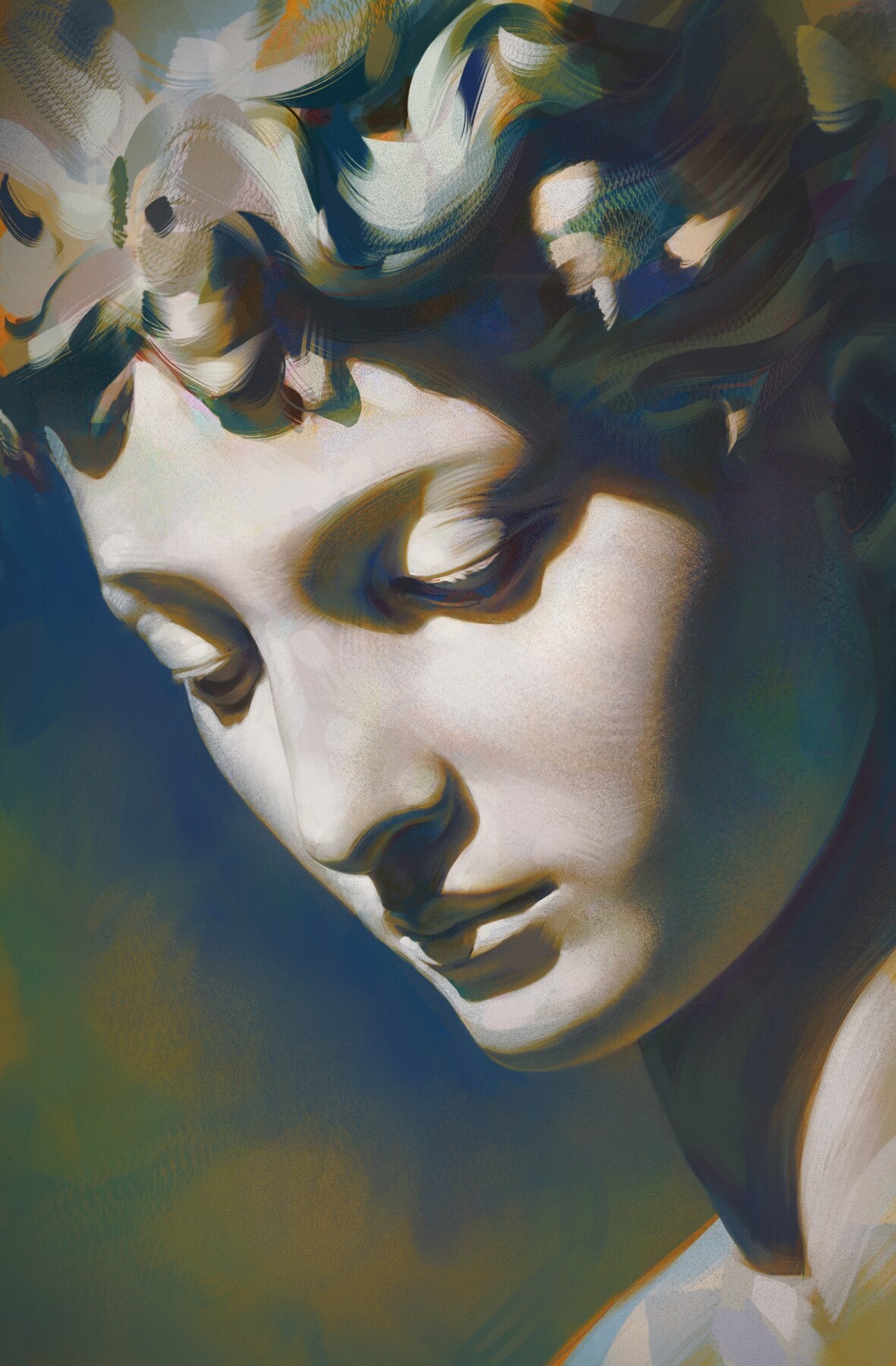 ArtStation - Statue painting