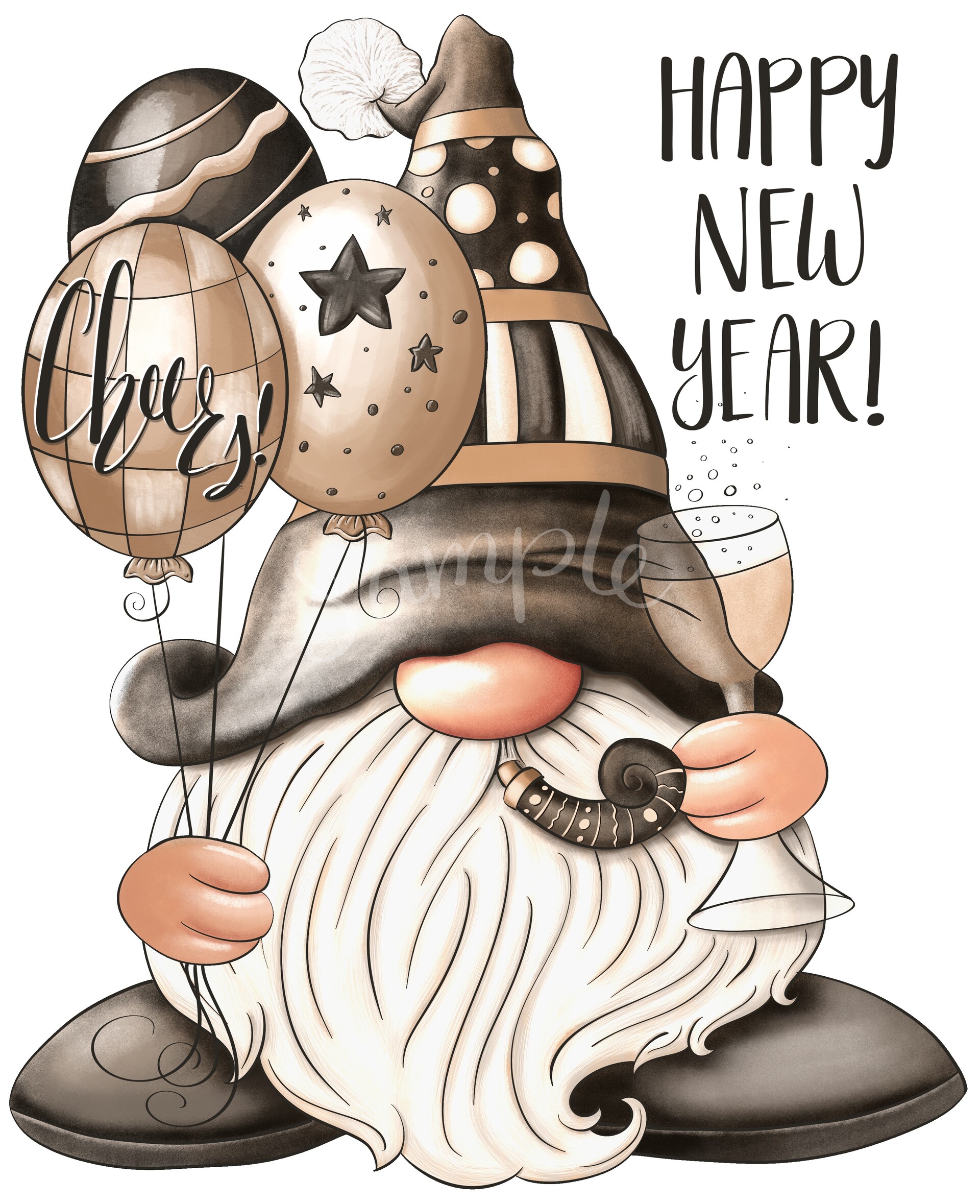 ArtStation - New Year’s Eve Gnome