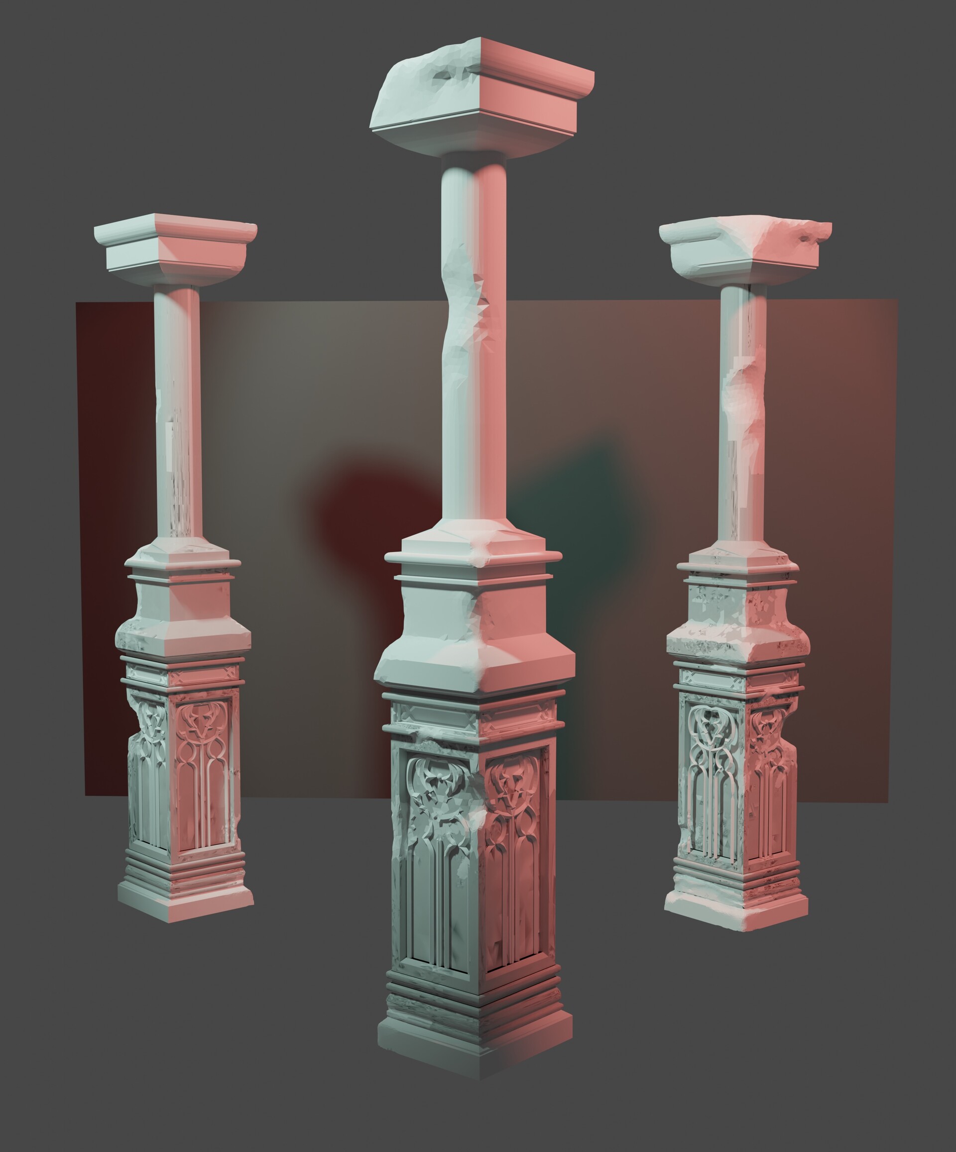 ArtStation - 3D Ancient Columns
