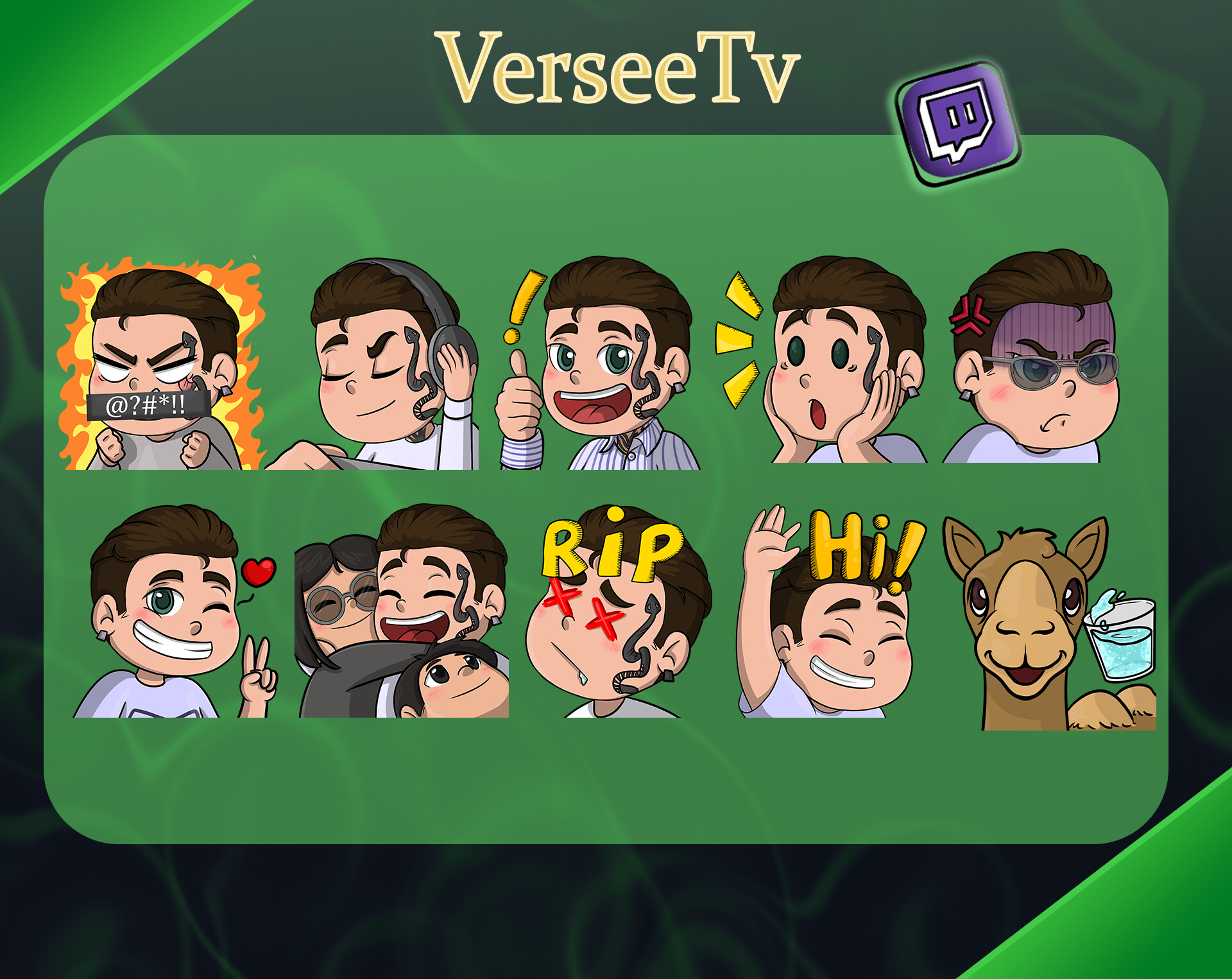 ArtStation - Custom Emote Twitch!