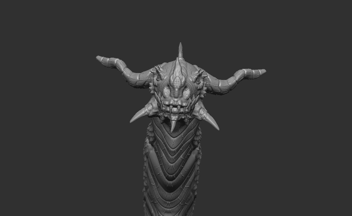 ArtStation - red dragon head