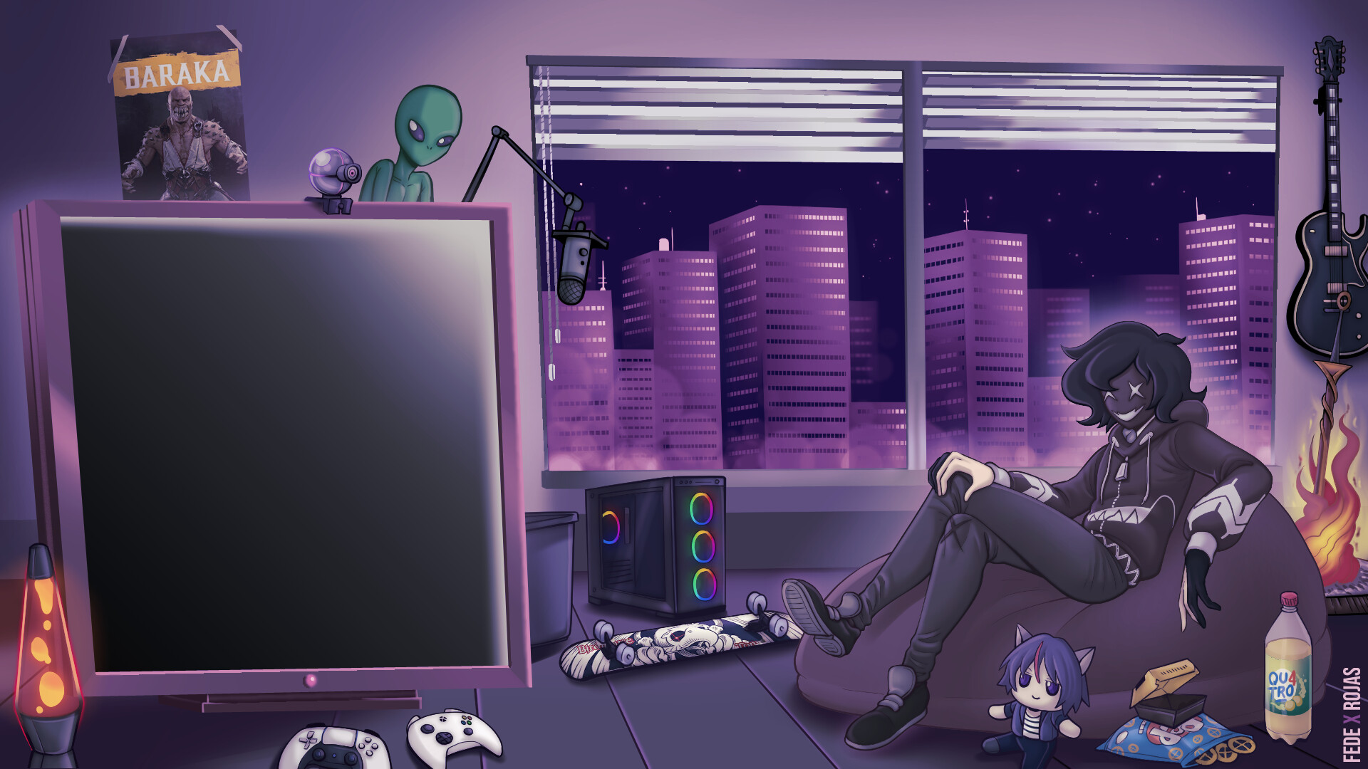 ArtStation - Froggy's stream screen