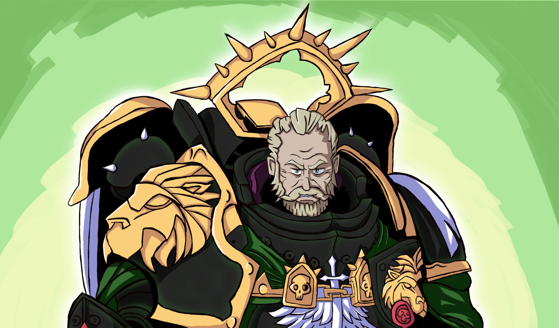 ArtStation - Lion El'Jonson Warhammer 40K