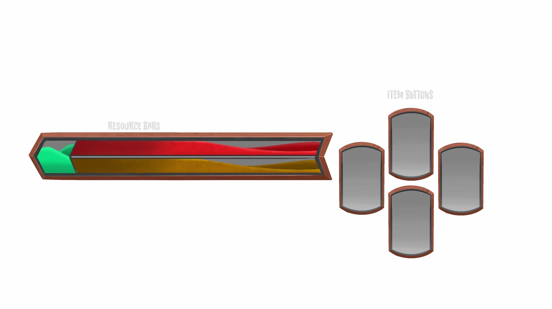ArtStation - UI Concept Art: Modern Soulslike Game
