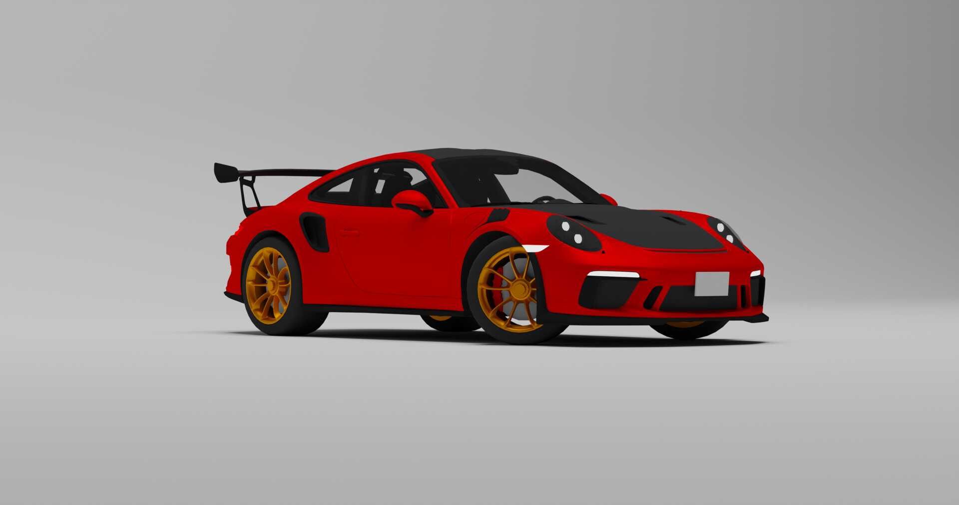 ArtStation - TOON : Porsche 911 GT3 RS