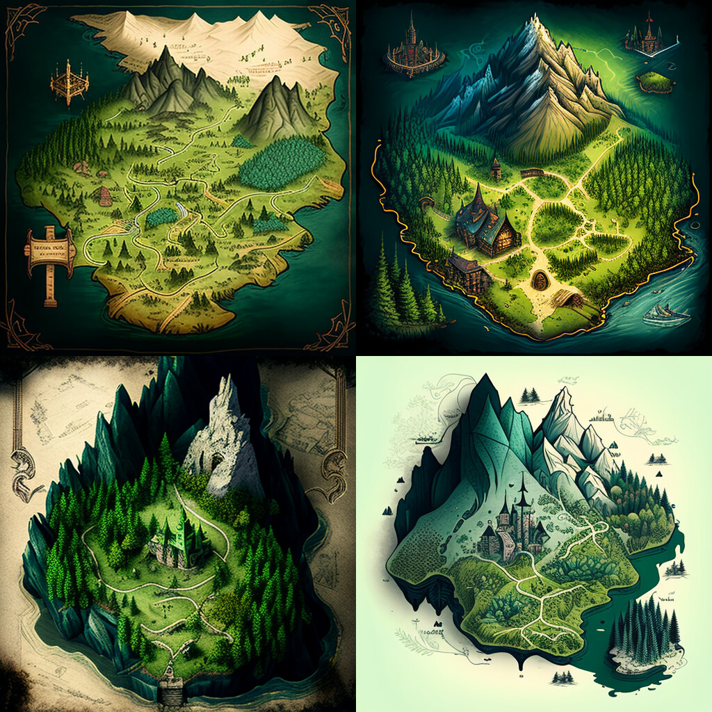 ArtStation - various midjourney generation results