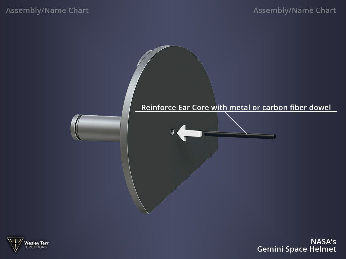 Wesley Tarr Creations - Commission: NASA Gemini Helmet 3D Print Files