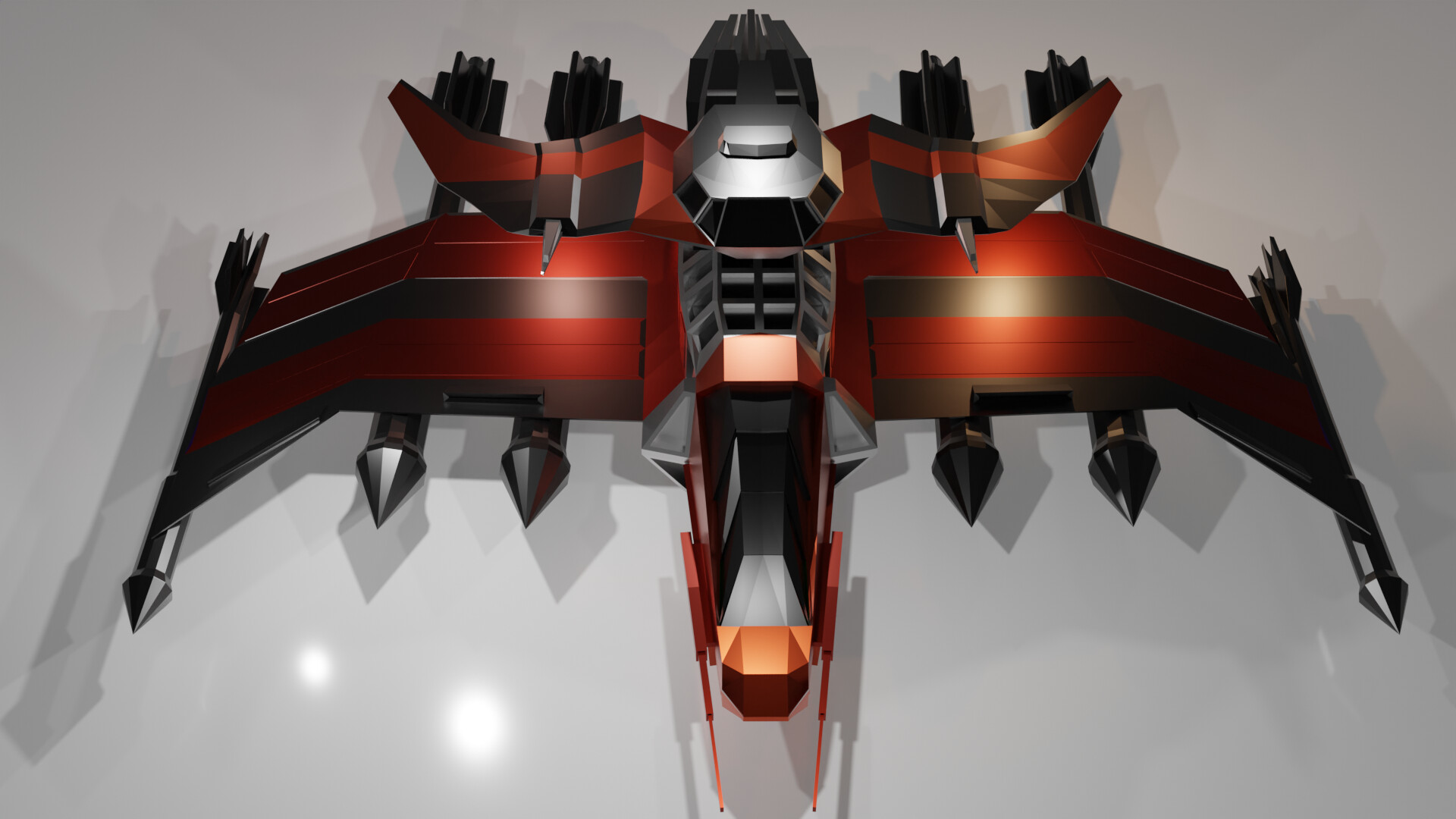 ArtStation - Low Poly Fighter Jet Concept