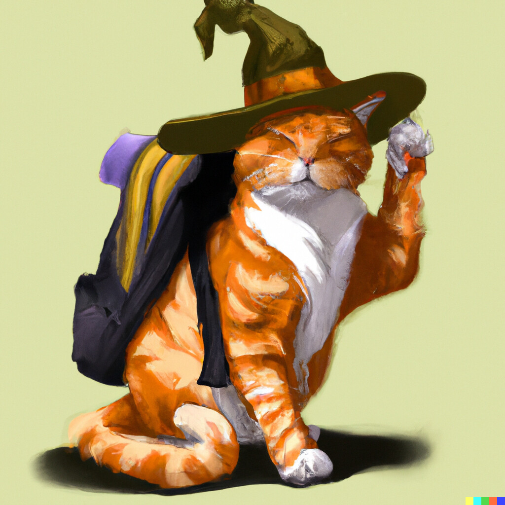 ArtStation - Cat wizard
