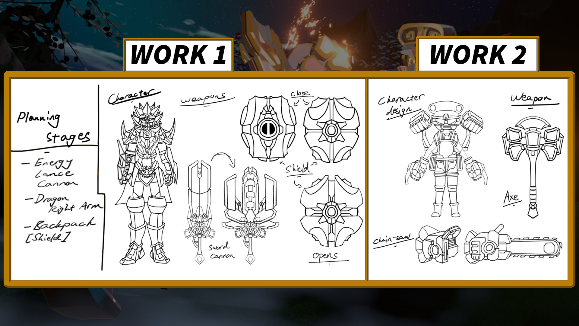 ArtStation - Original Work 1 & 2 Concpet Art