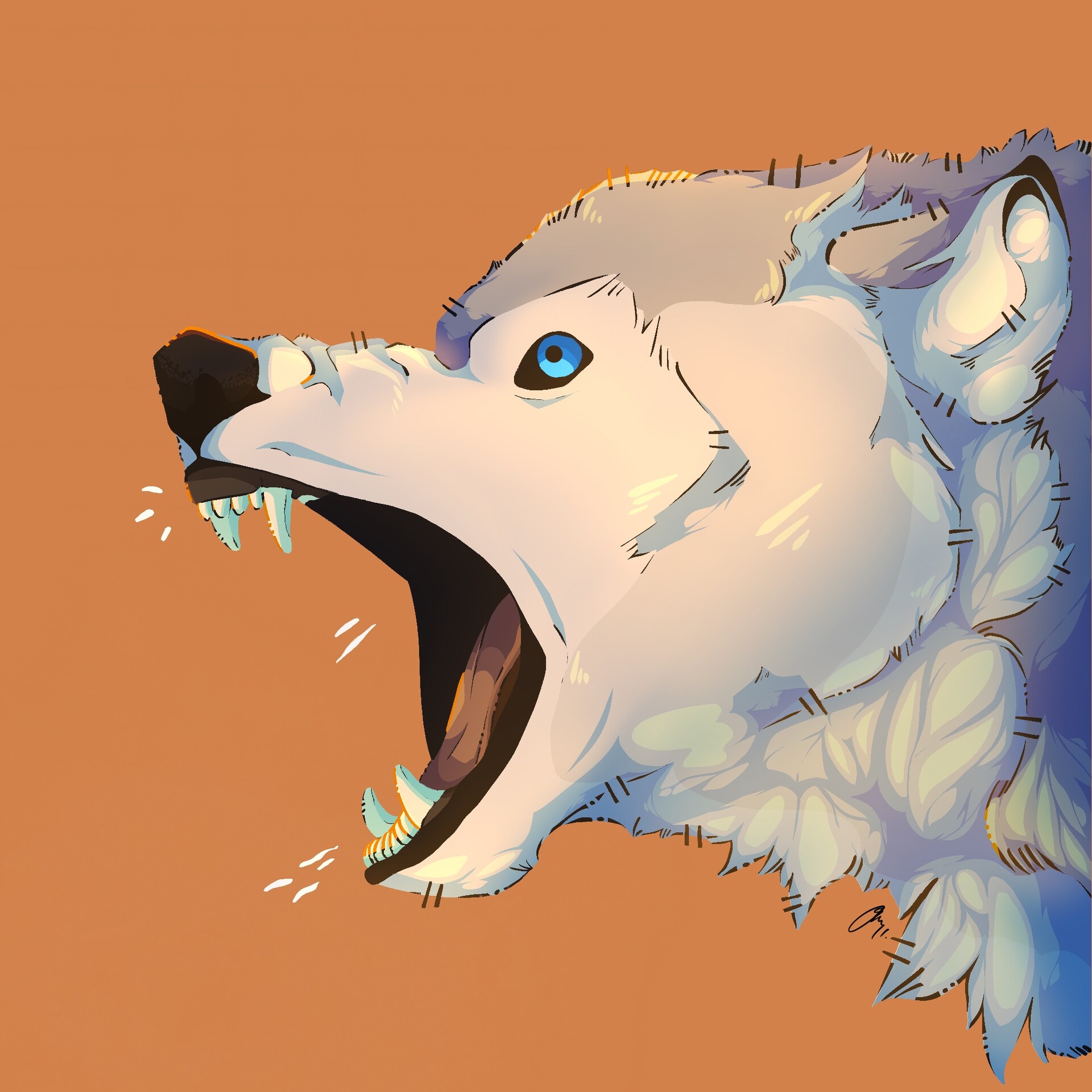 ArtStation - Another wolf