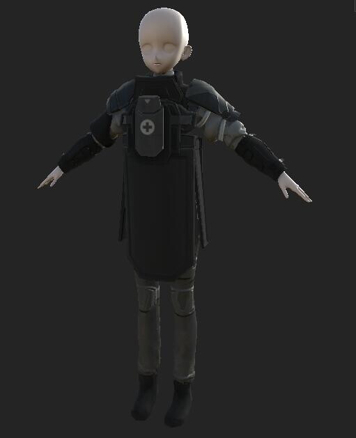 ArtStation - Medical Armor 3D