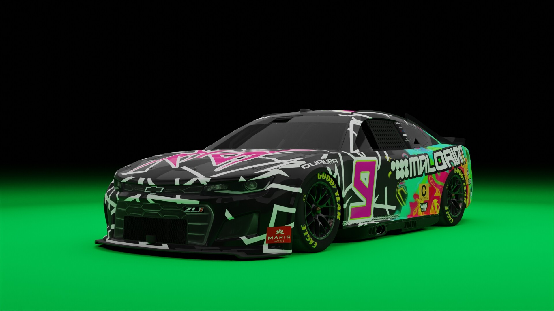 ArtStation - NASCAR Chevrolet Camaro Malorian livery