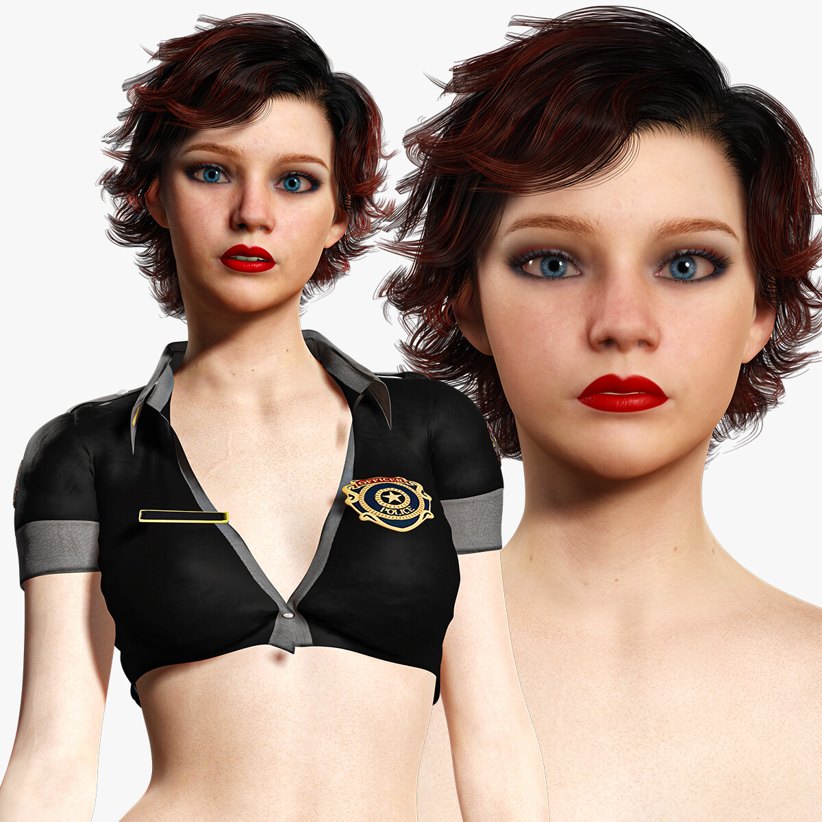 ArtStation - Police Girl