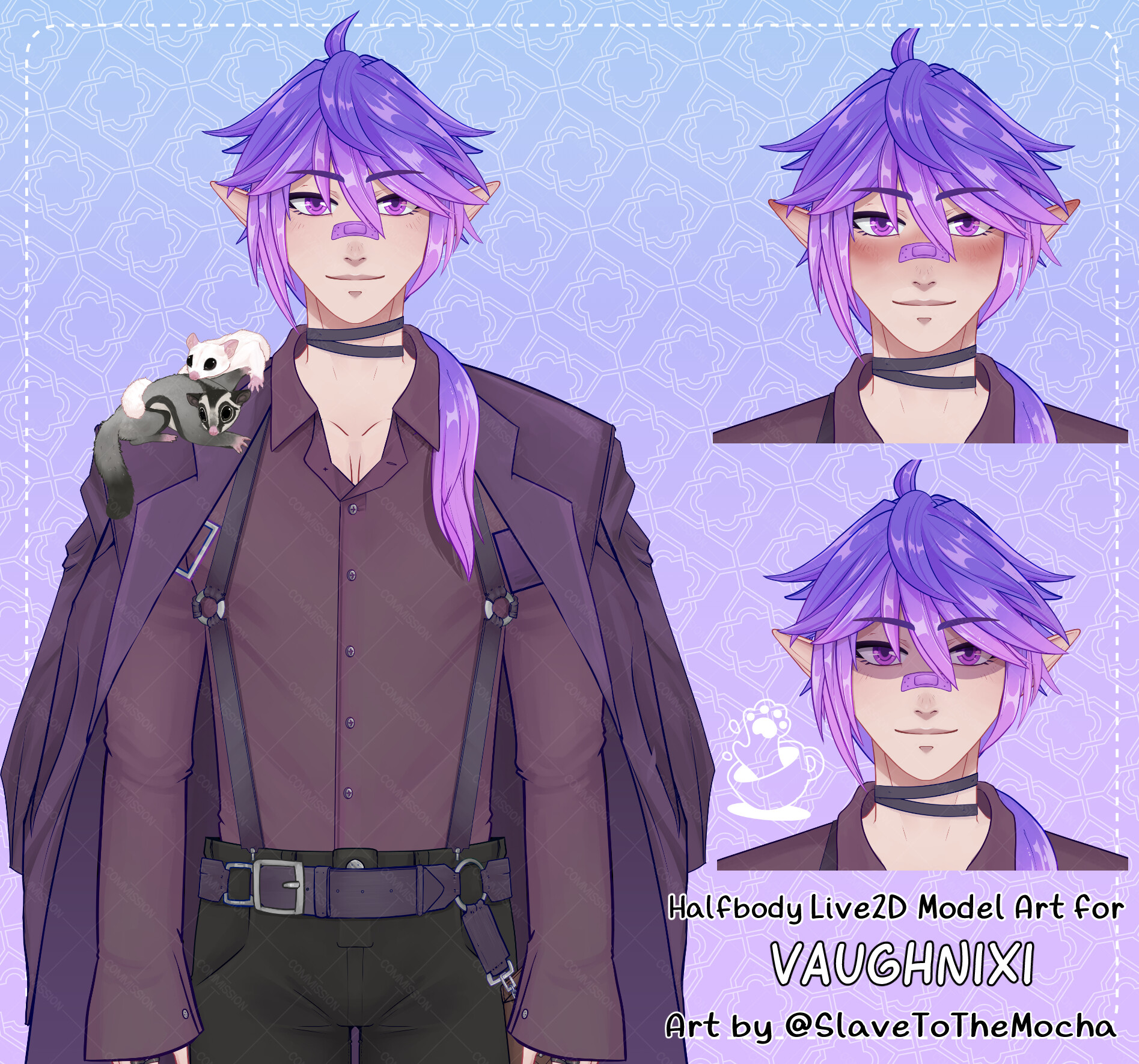 ArtStation - Vtuber Reference - VaughnIXI