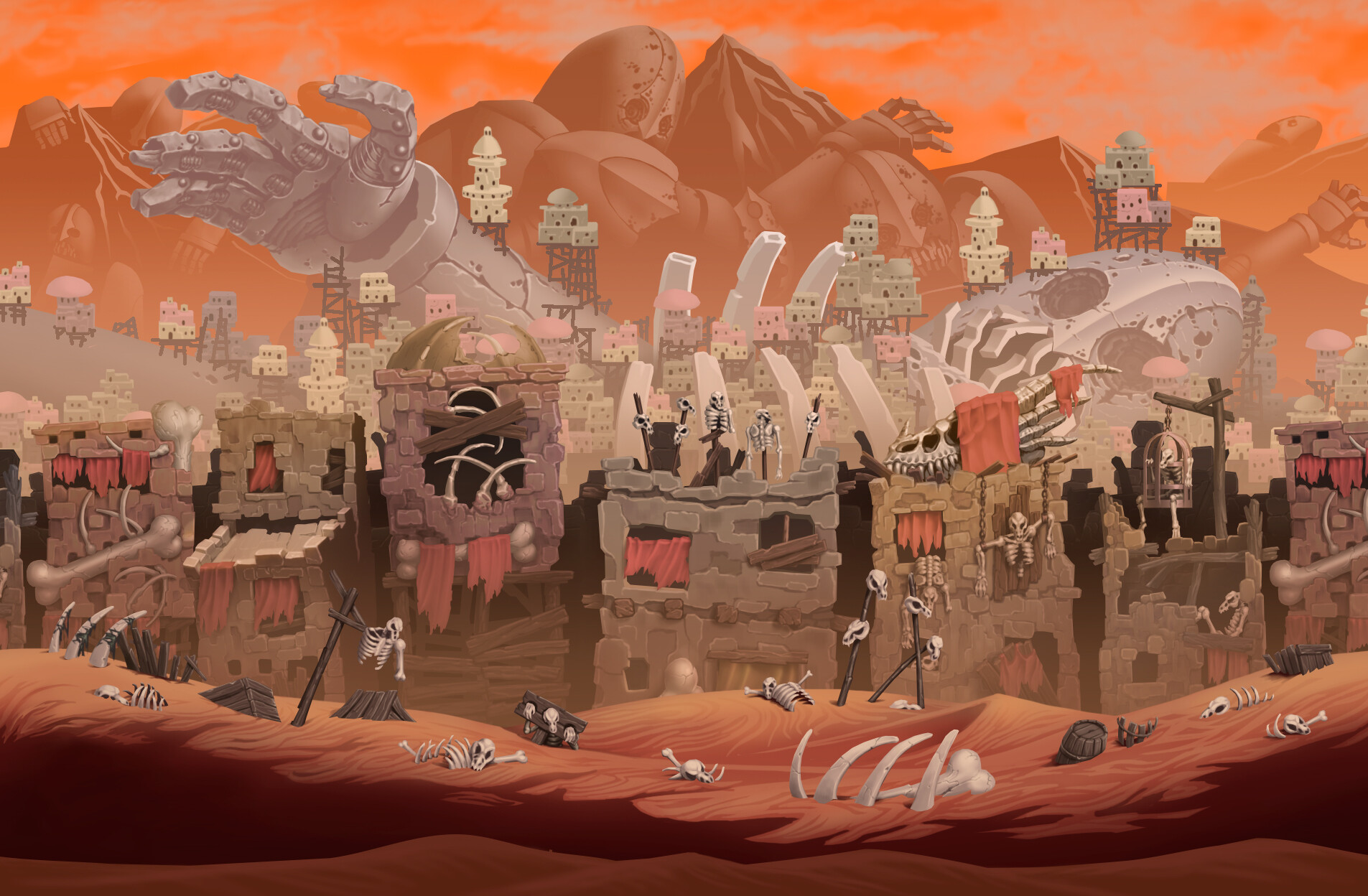 ArtStation - 2D game level desing