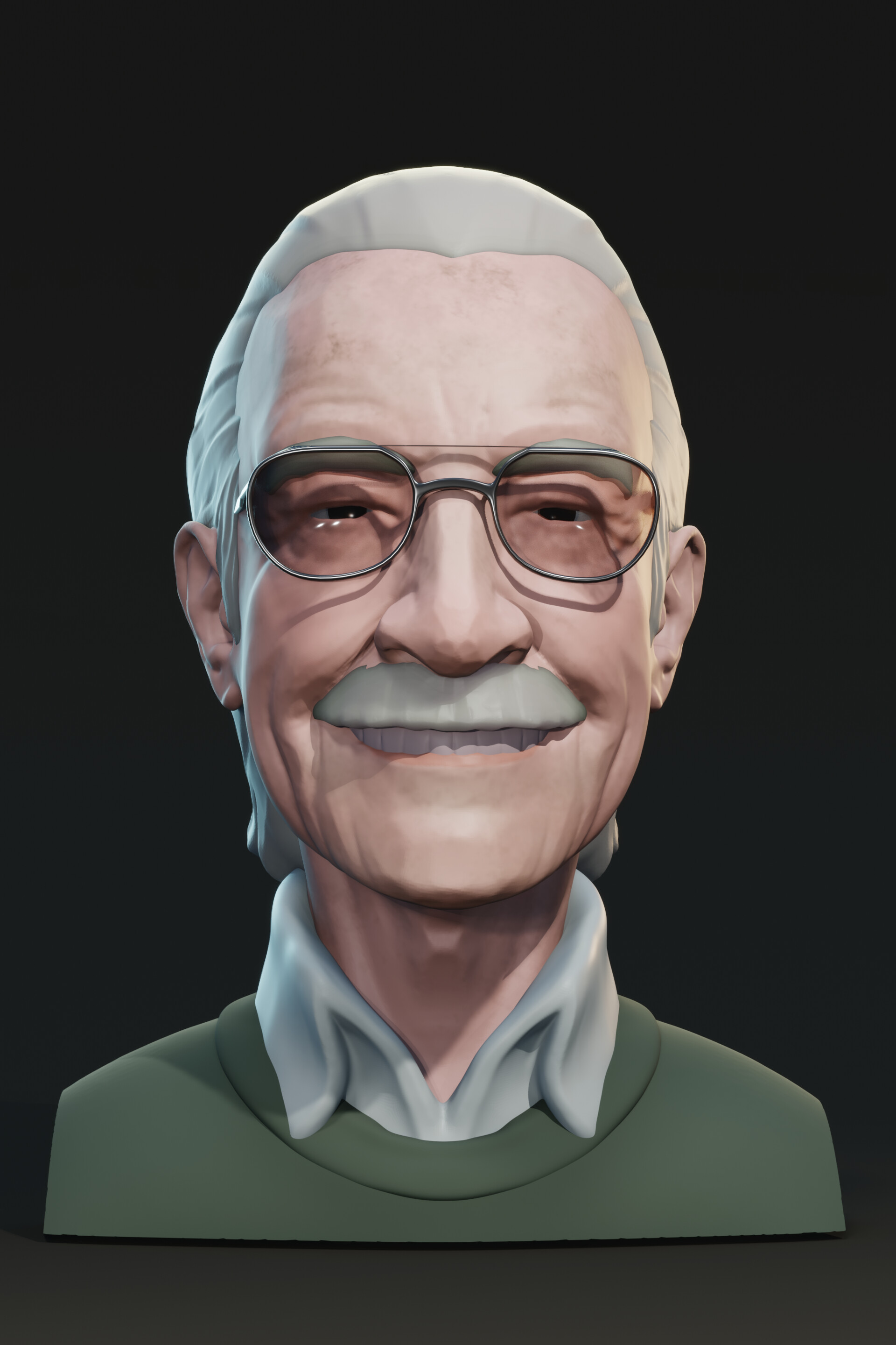 ArtStation - 练习 Stan Lee