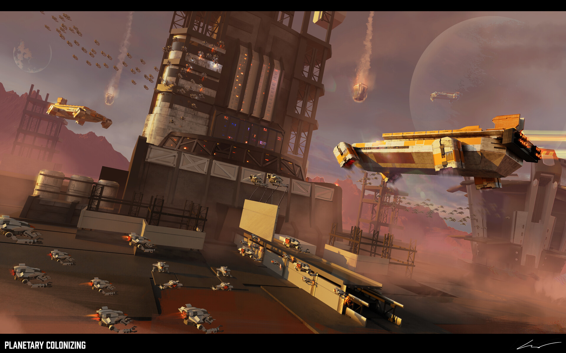 ArtStation - Planetary Colonizing
