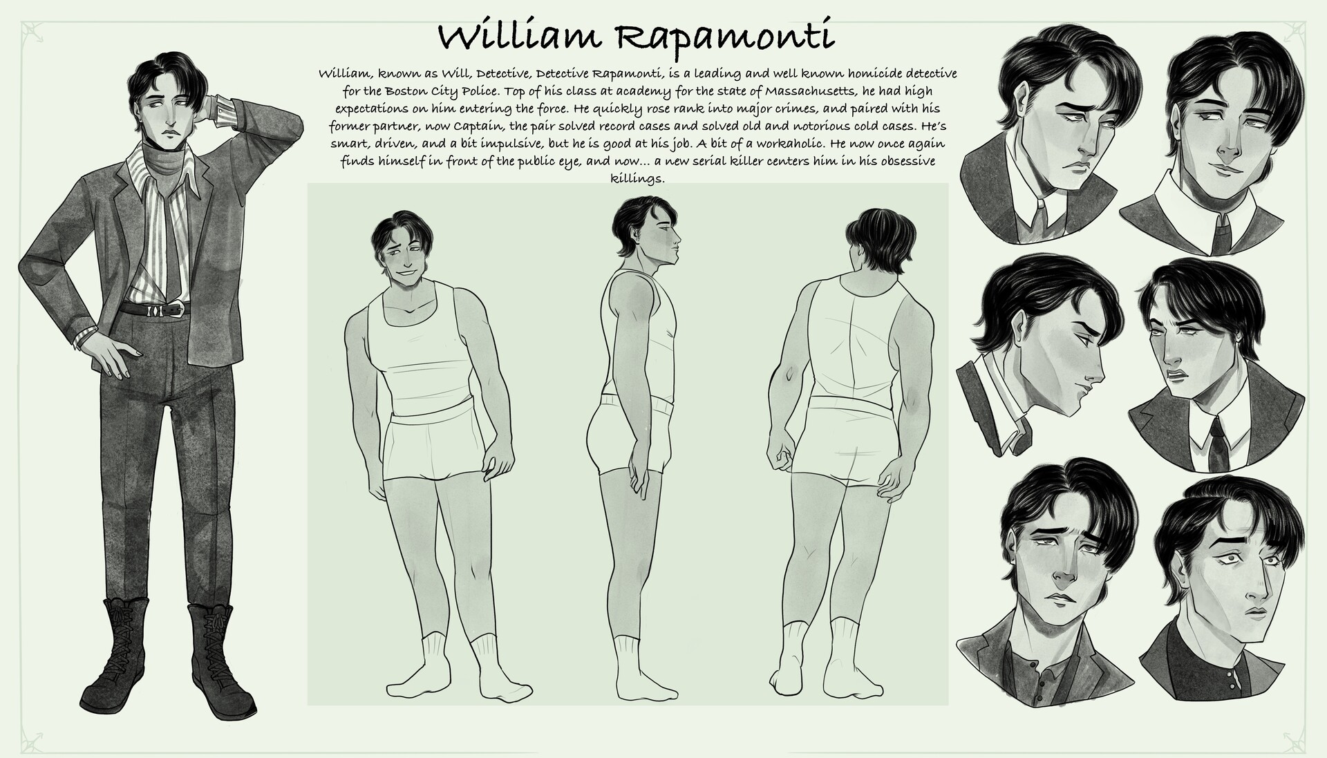 ArtStation - Graphic Novel Character Reference