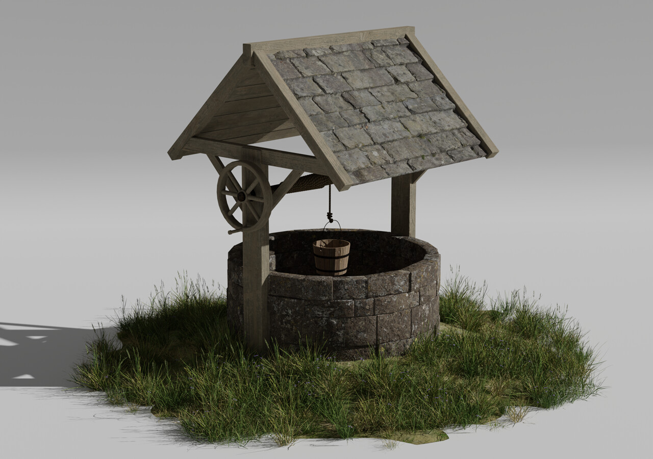 ArtStation - Medieval Well
