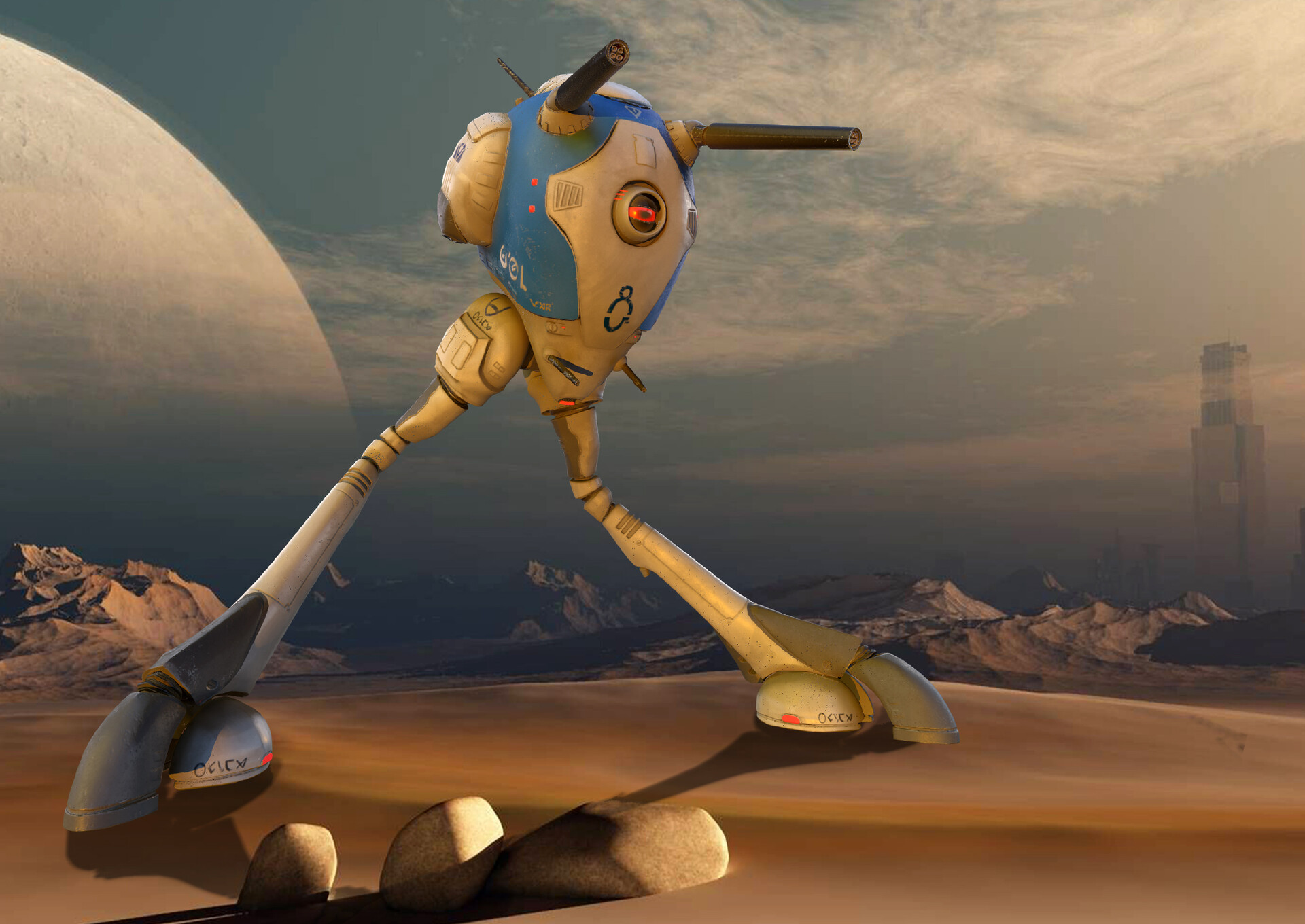 Julio Padula - Robotech Battle Pod Regult FanArt