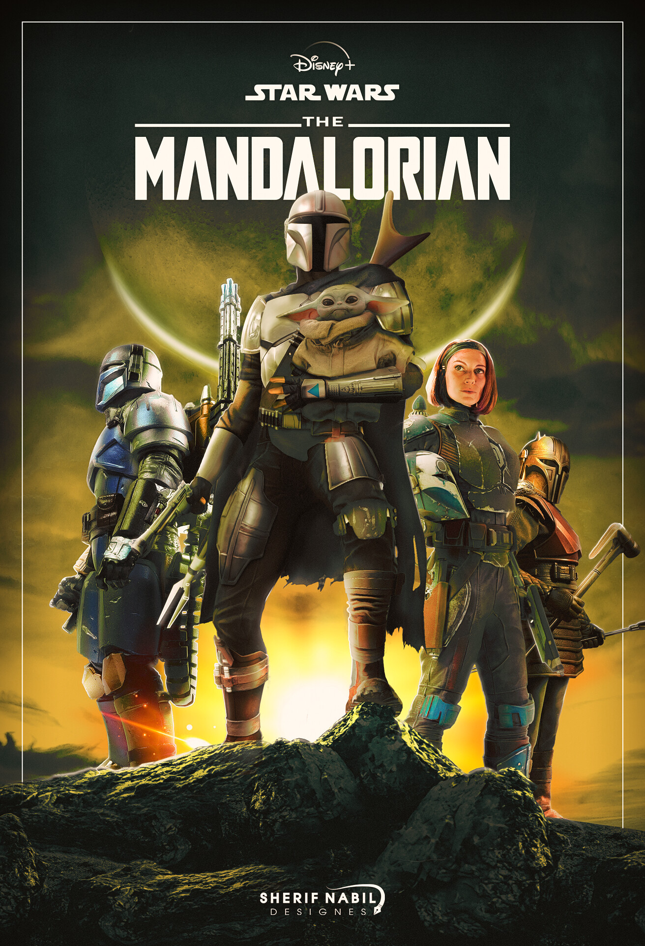 ArtStation - The Mandalorian S03 - Fan poster