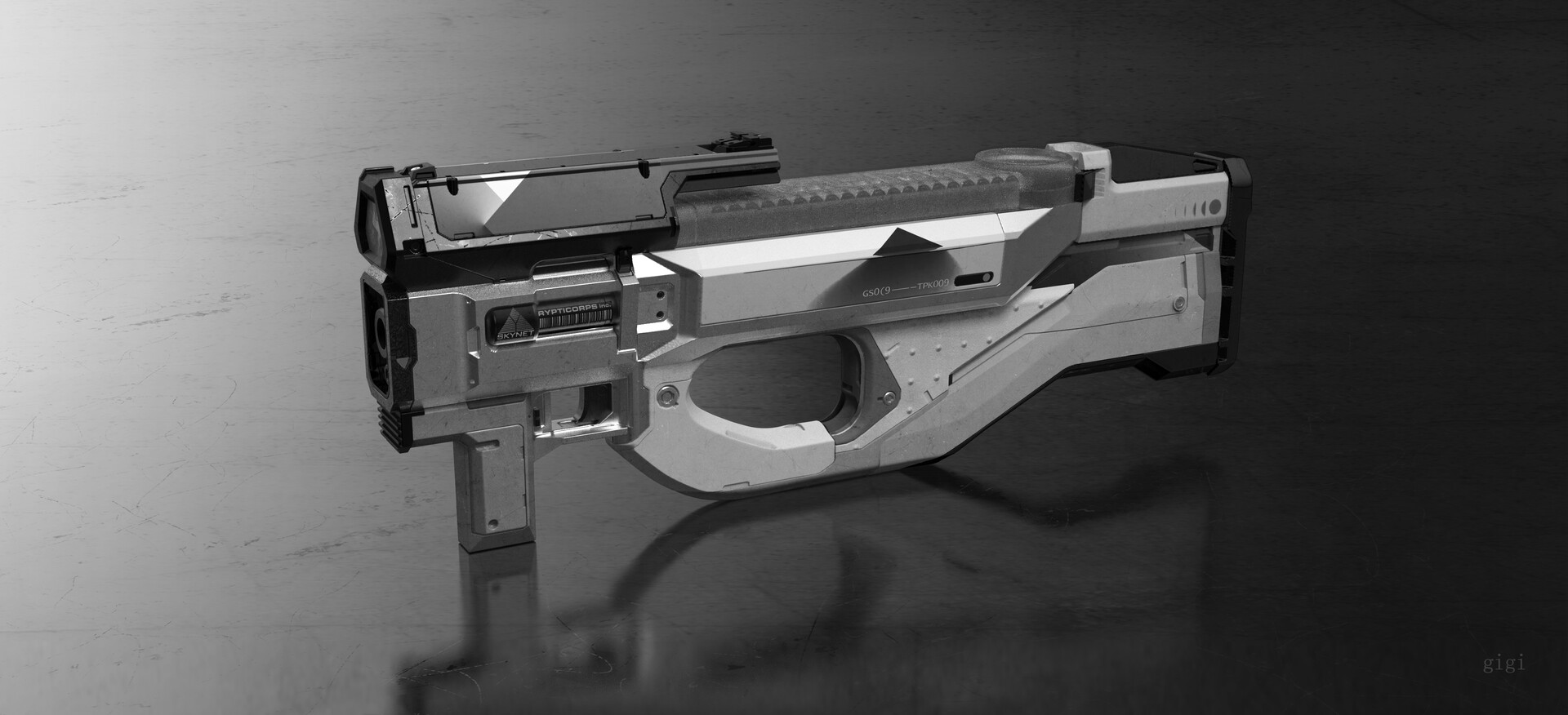 ArtStation - Weapon design P90