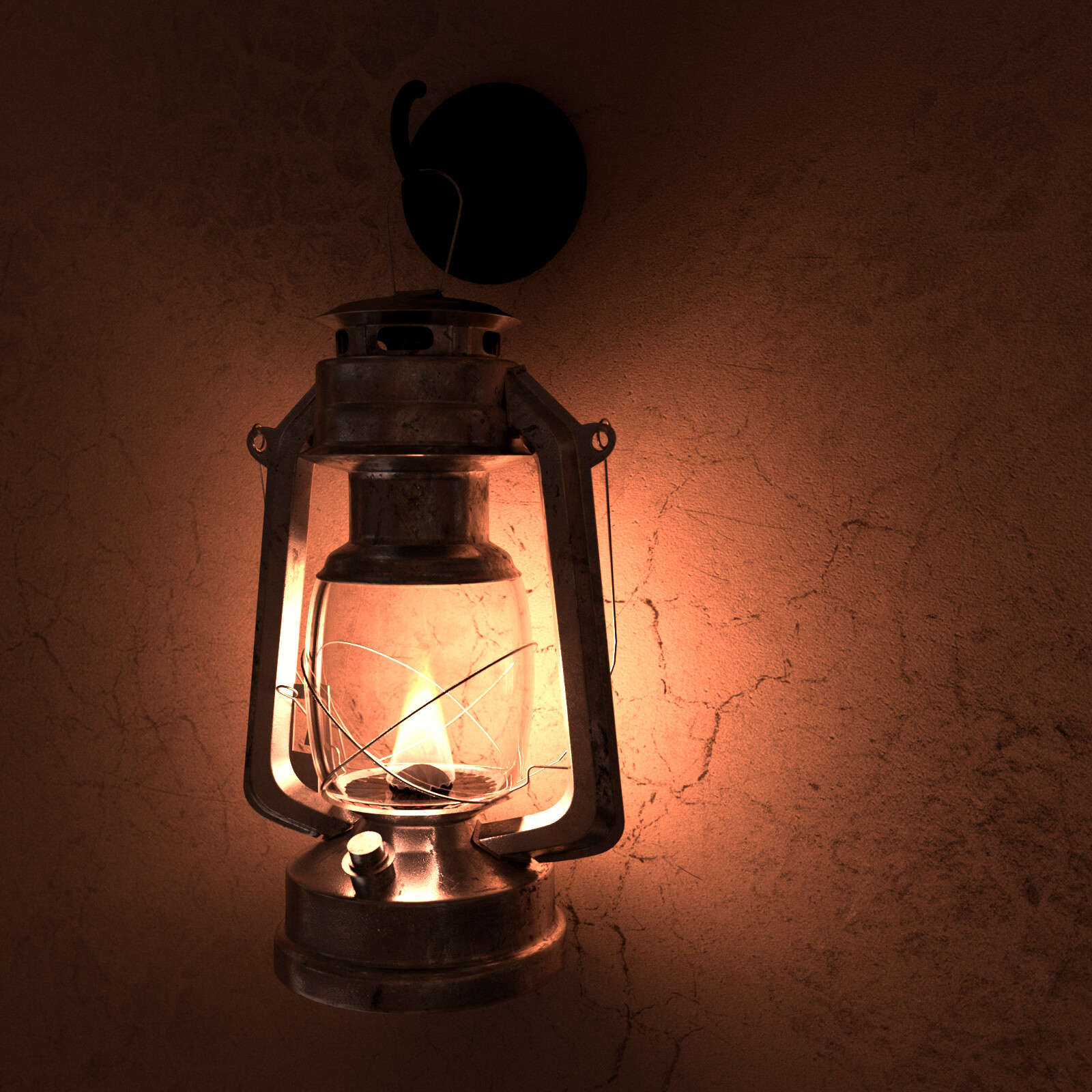 ArtStation - Oil Lantern, modeling, rendering