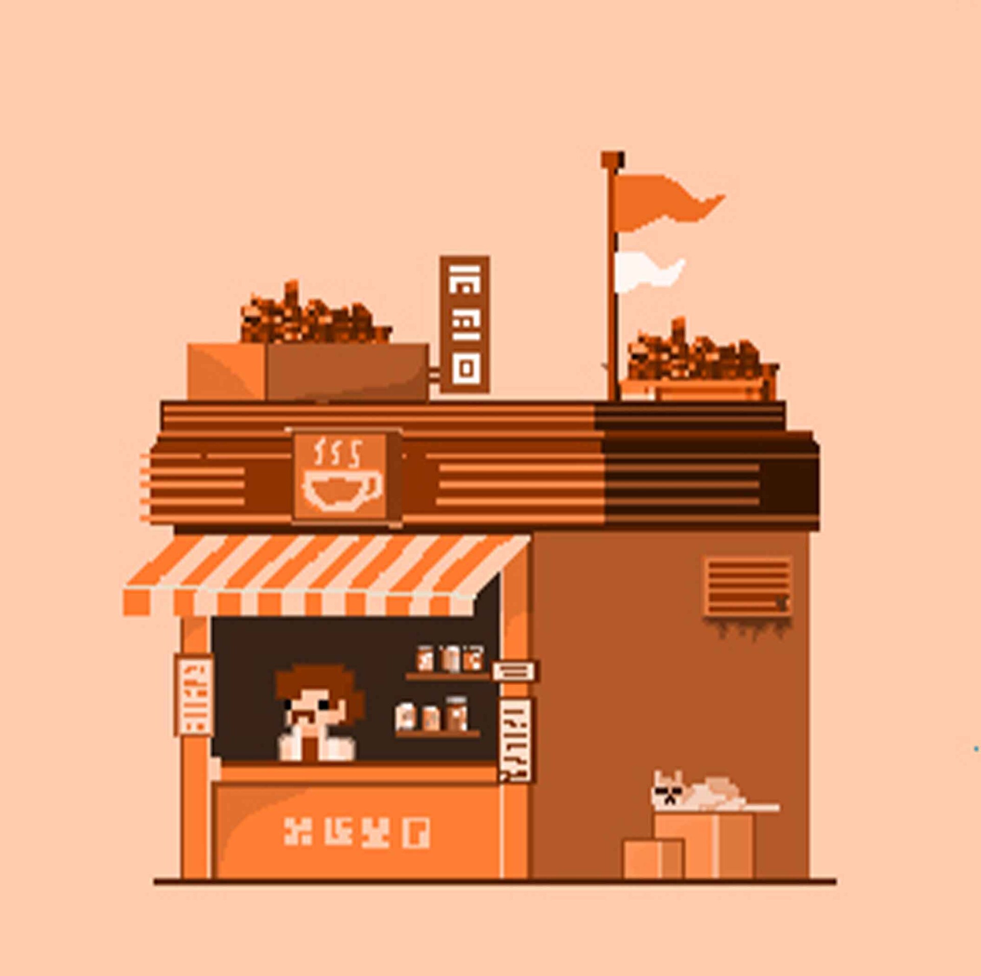 ArtStation - Pixel Cafe