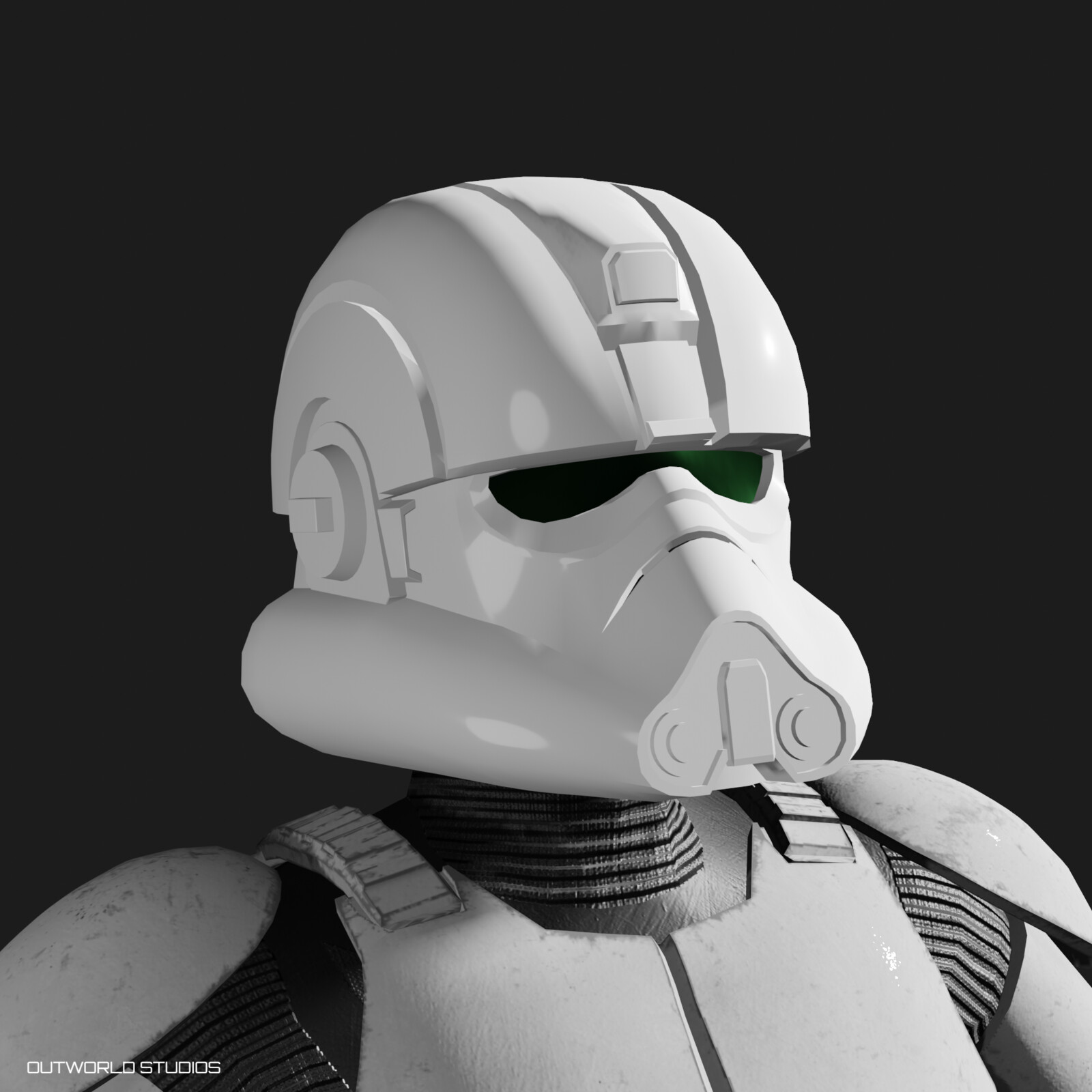 Outworld Studios - Star Wars: Clone Engineer Helmet Phase II