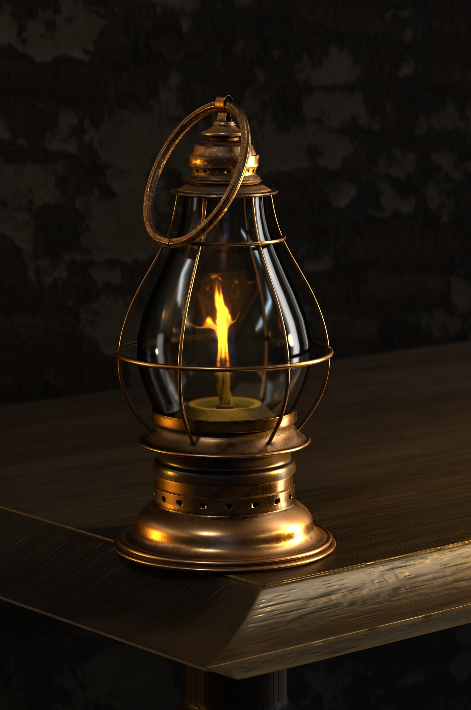 ArtStation - oil lamp