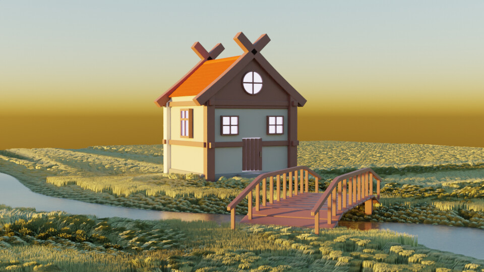 ArtStation - House Scene