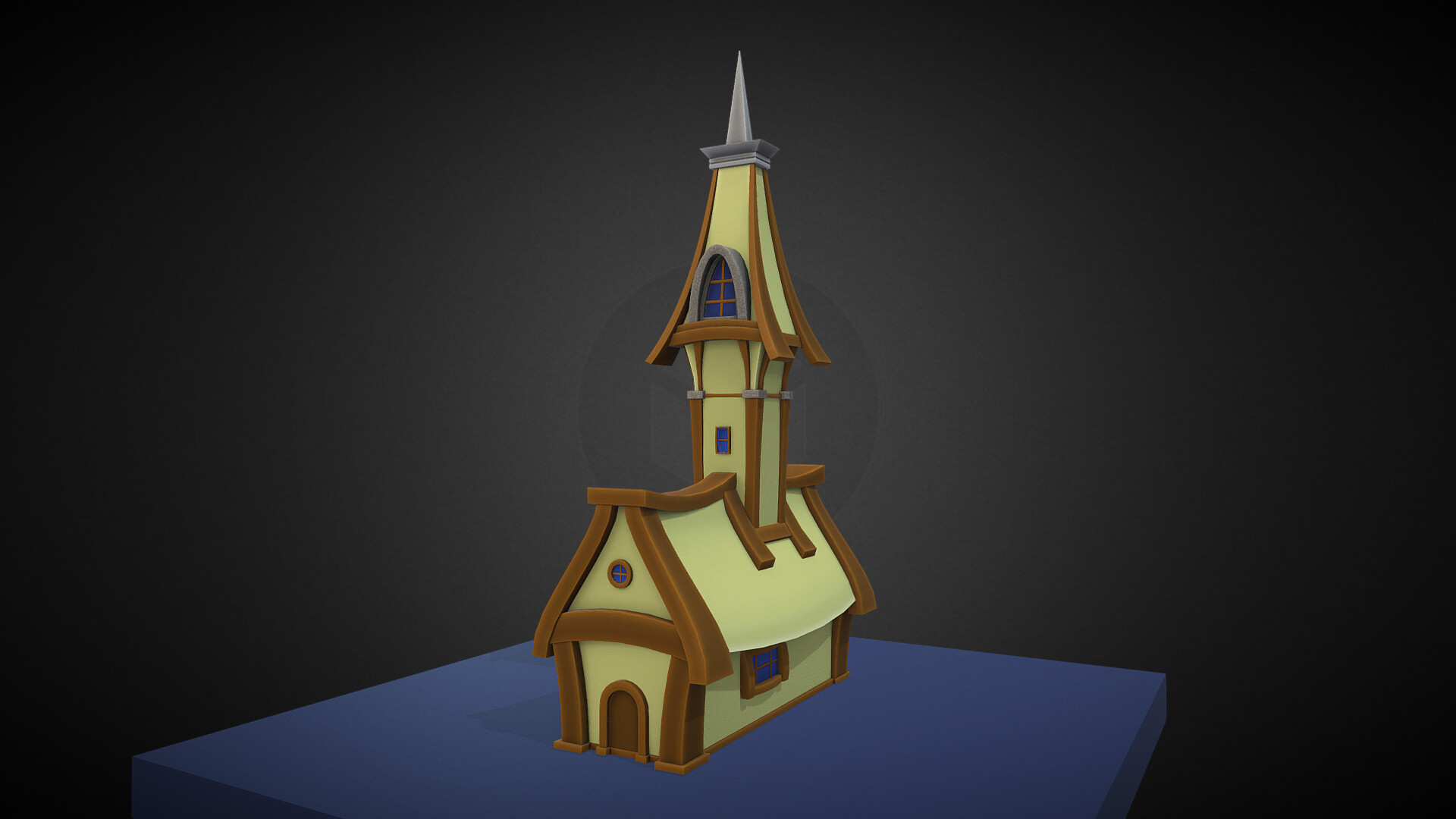 stylized low poly house by baseer muhammad — ProUser.Me