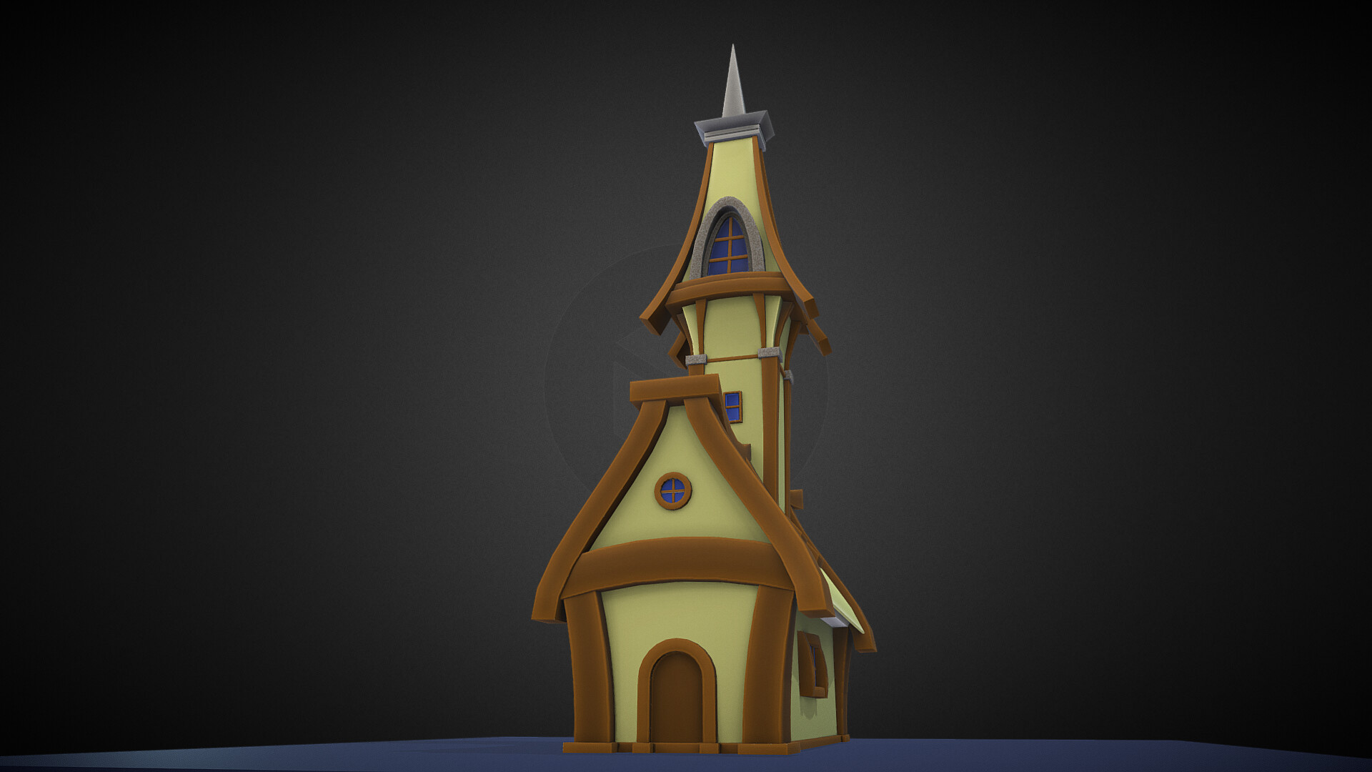 stylized low poly house by baseer muhammad — ProUser.Me